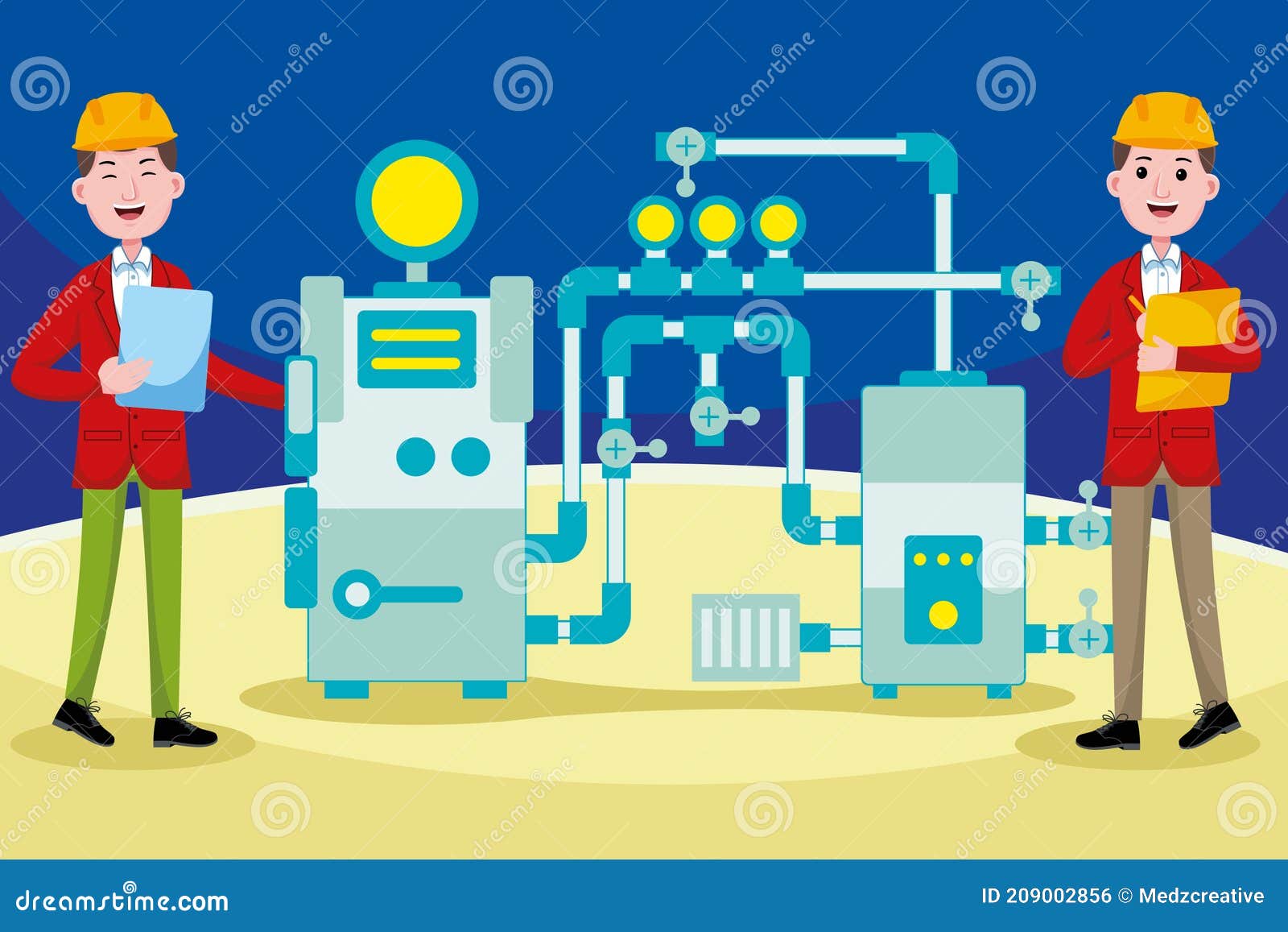 Instrument Engineer Profession Stock Vector - Illustration of create ...
