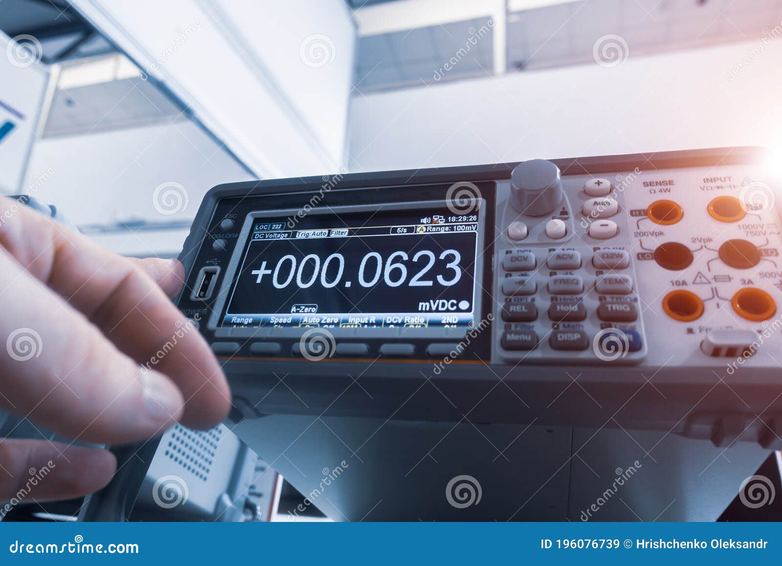 Instrument for Measuring Inductance, Capacitance and Resistance Stock ...