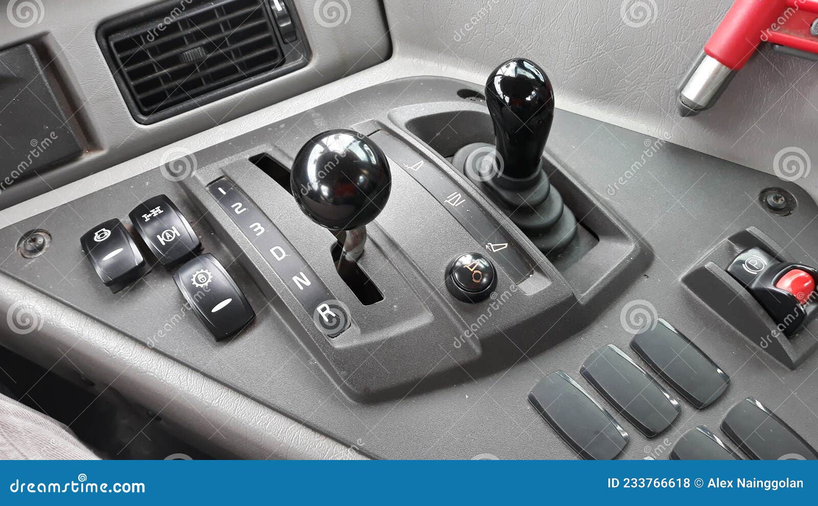 Instrument Panel Articulated Dump Truck Stock Photo - Image of ...