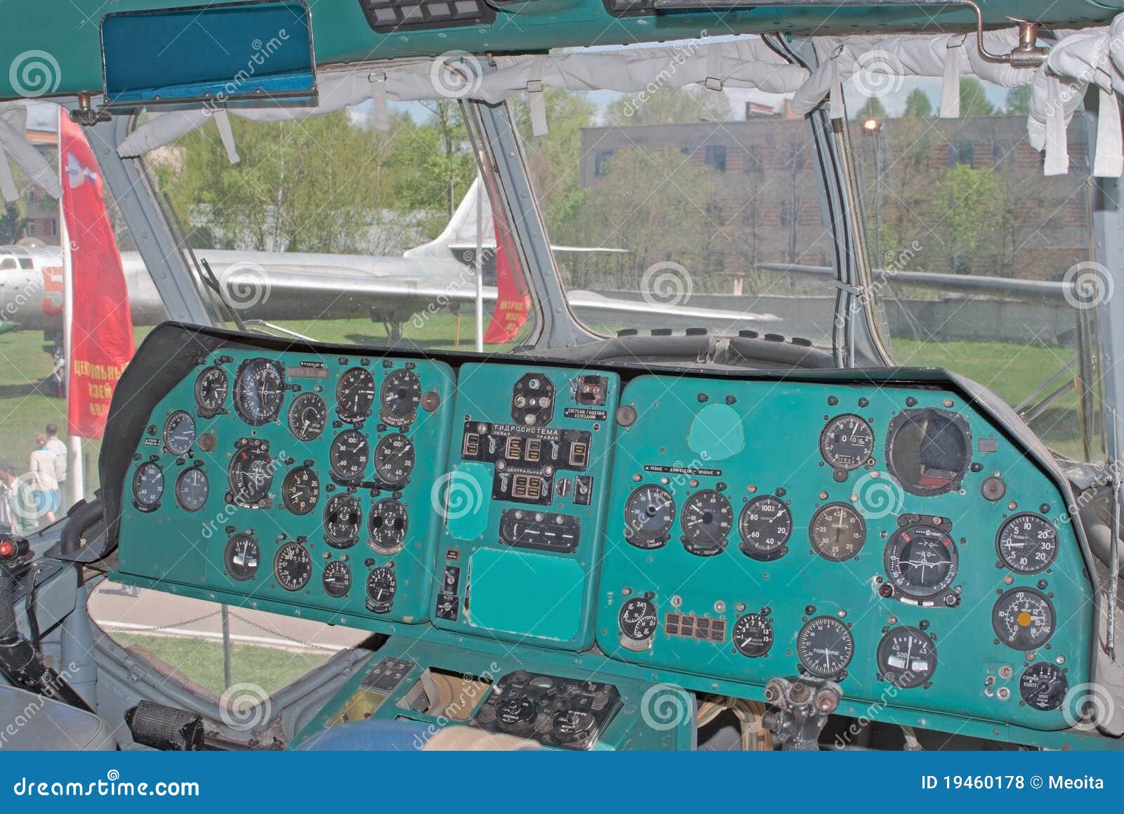 Instrument Panel of Mil V-12 Helicopter Editorial Stock Photo - Image ...