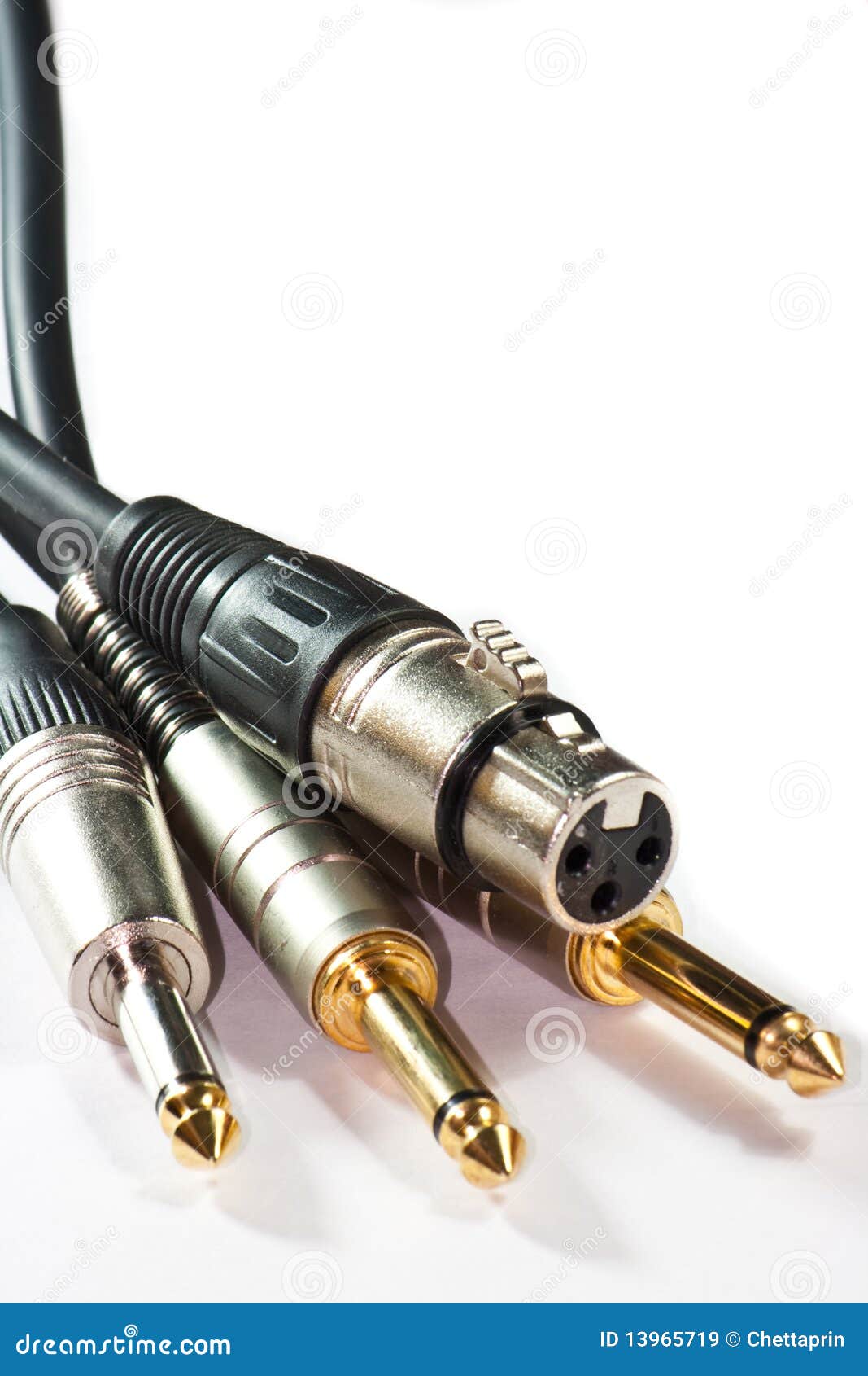 Instrument plugs stock image. Image of electronic, equipment - 13965719