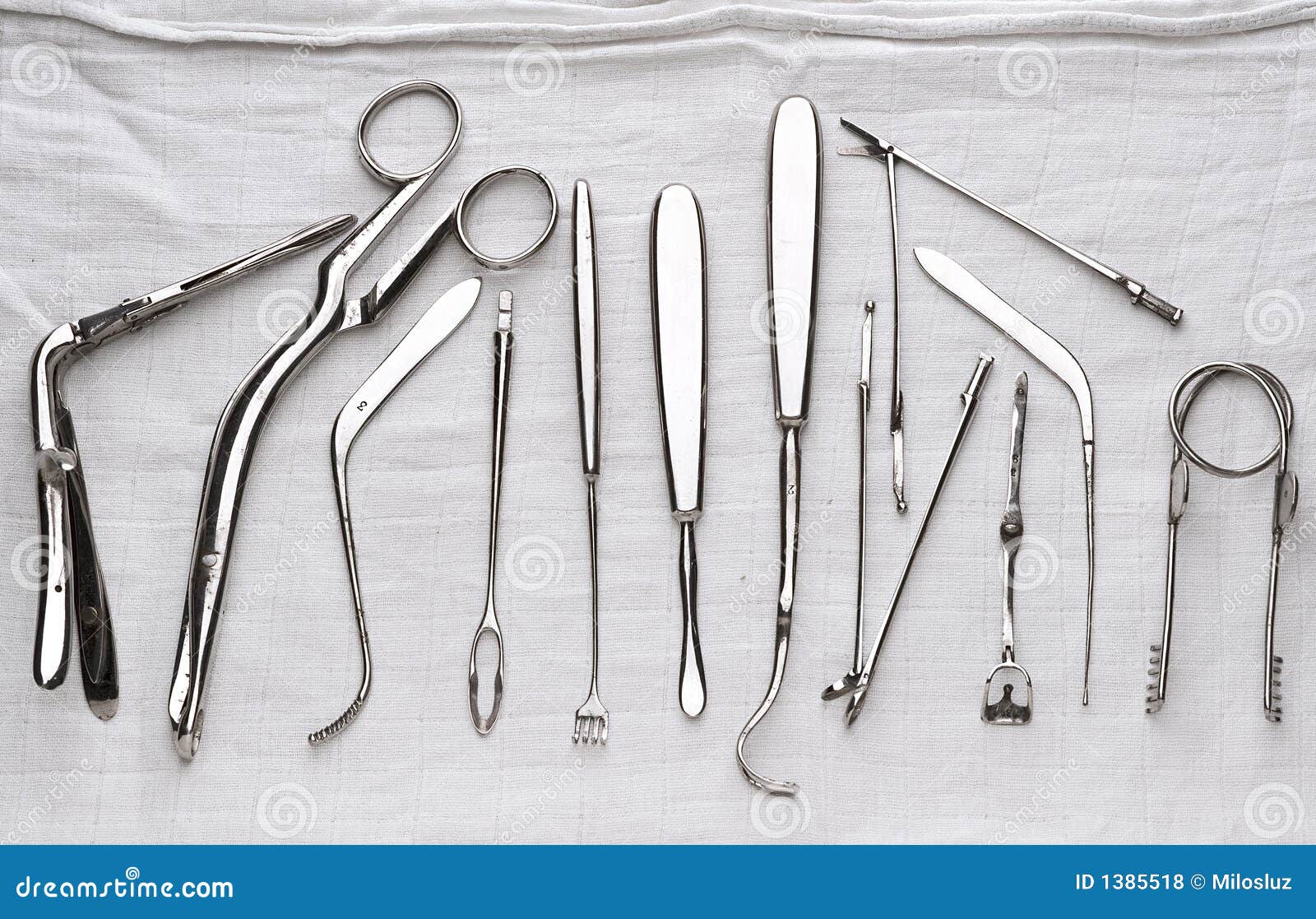 Instrumente stockfoto. Bild von medizin, medizinisch, metall - 1385518