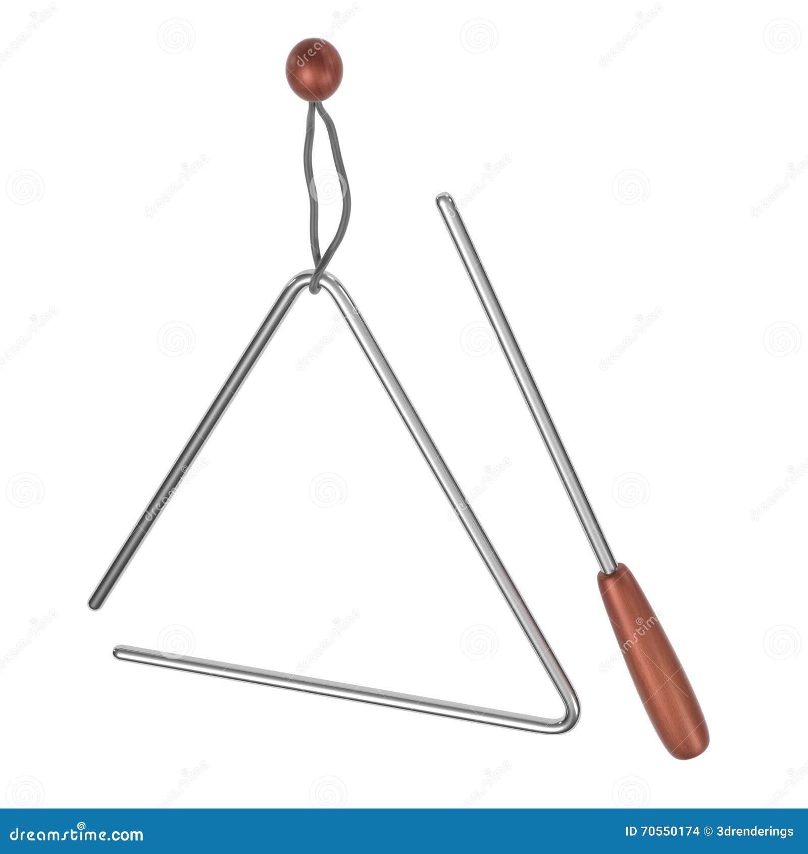 Instrumento del triángulo stock de ilustración. Ilustración de rinda ...