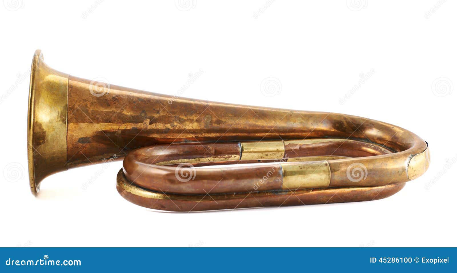 Instrumento Musical Da Trombeta Isolado Foto de Stock - Imagem de ...