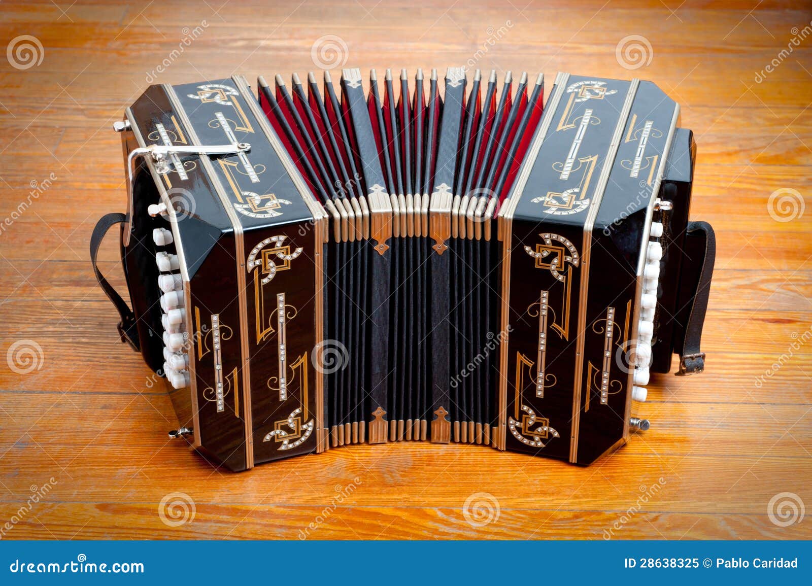 Instrumento Musical Del Tango Tradicional, Llamado Bandoneon. Imagen de ...
