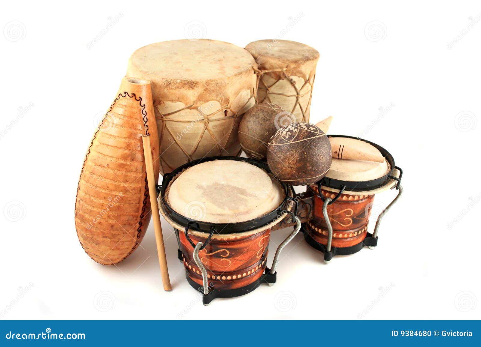 Instrumentos Latin Do Ritmo Foto de Stock - Imagem de musical ...