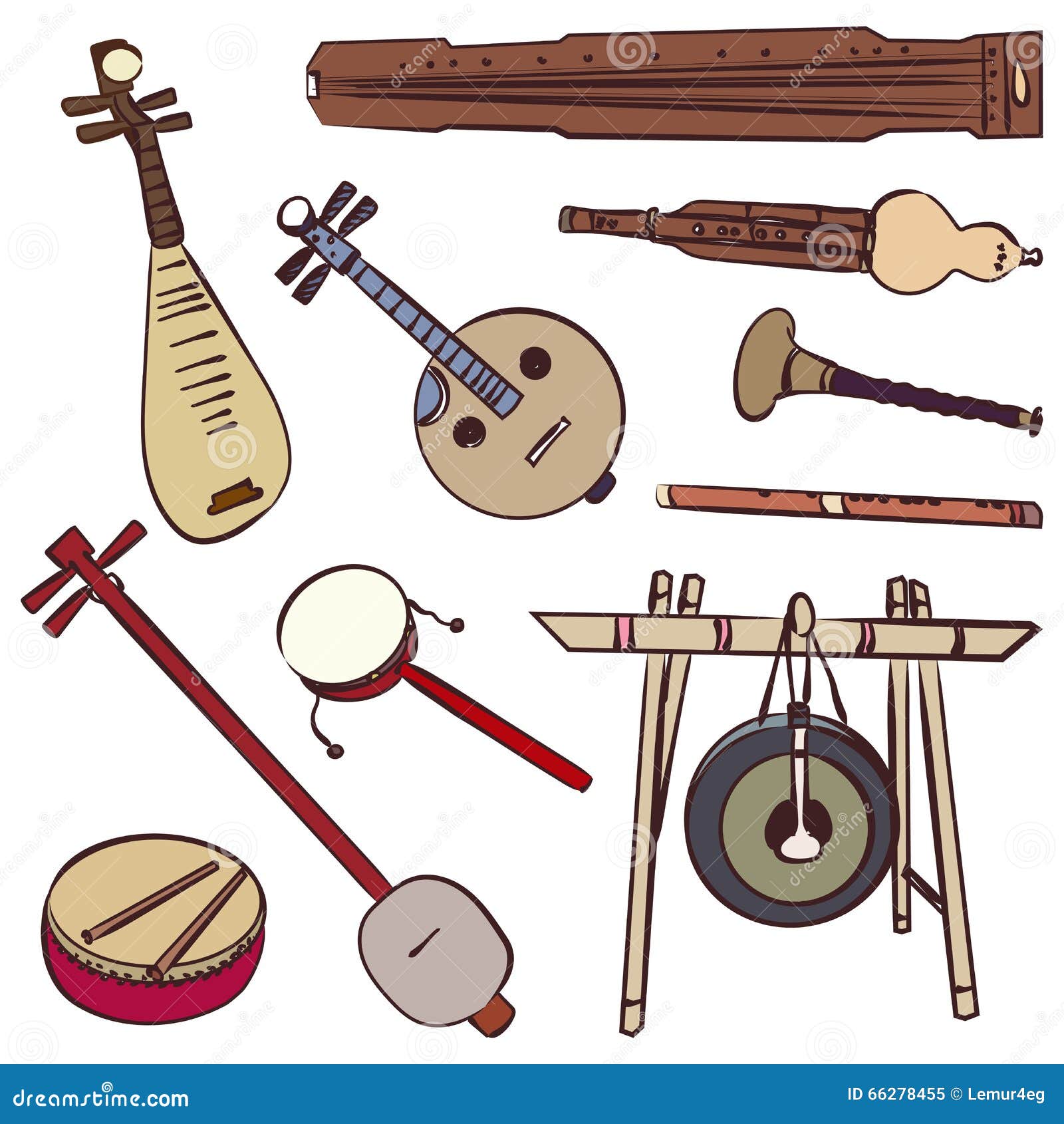 Instrumentos Chinos Antiguos Encuentran Los Instrumentos Musicales