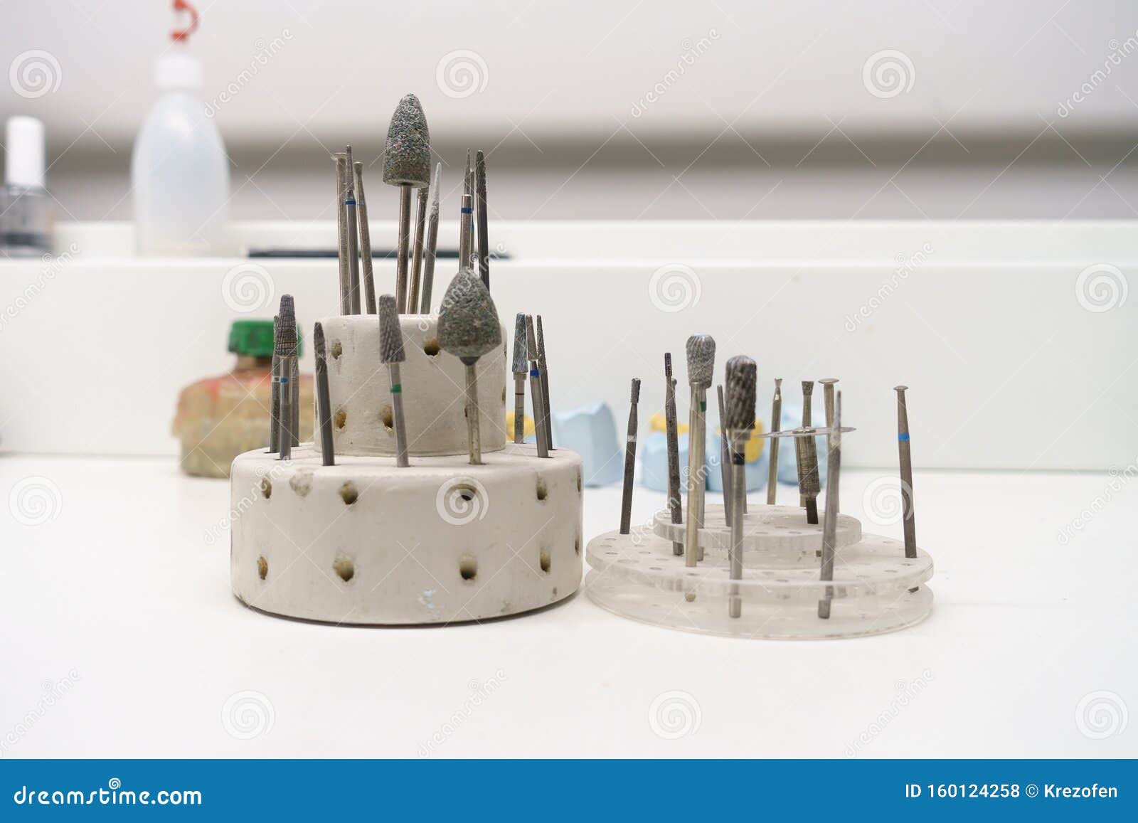 Instruments and Accessories in the Dental Laboratory Stock Photo ...