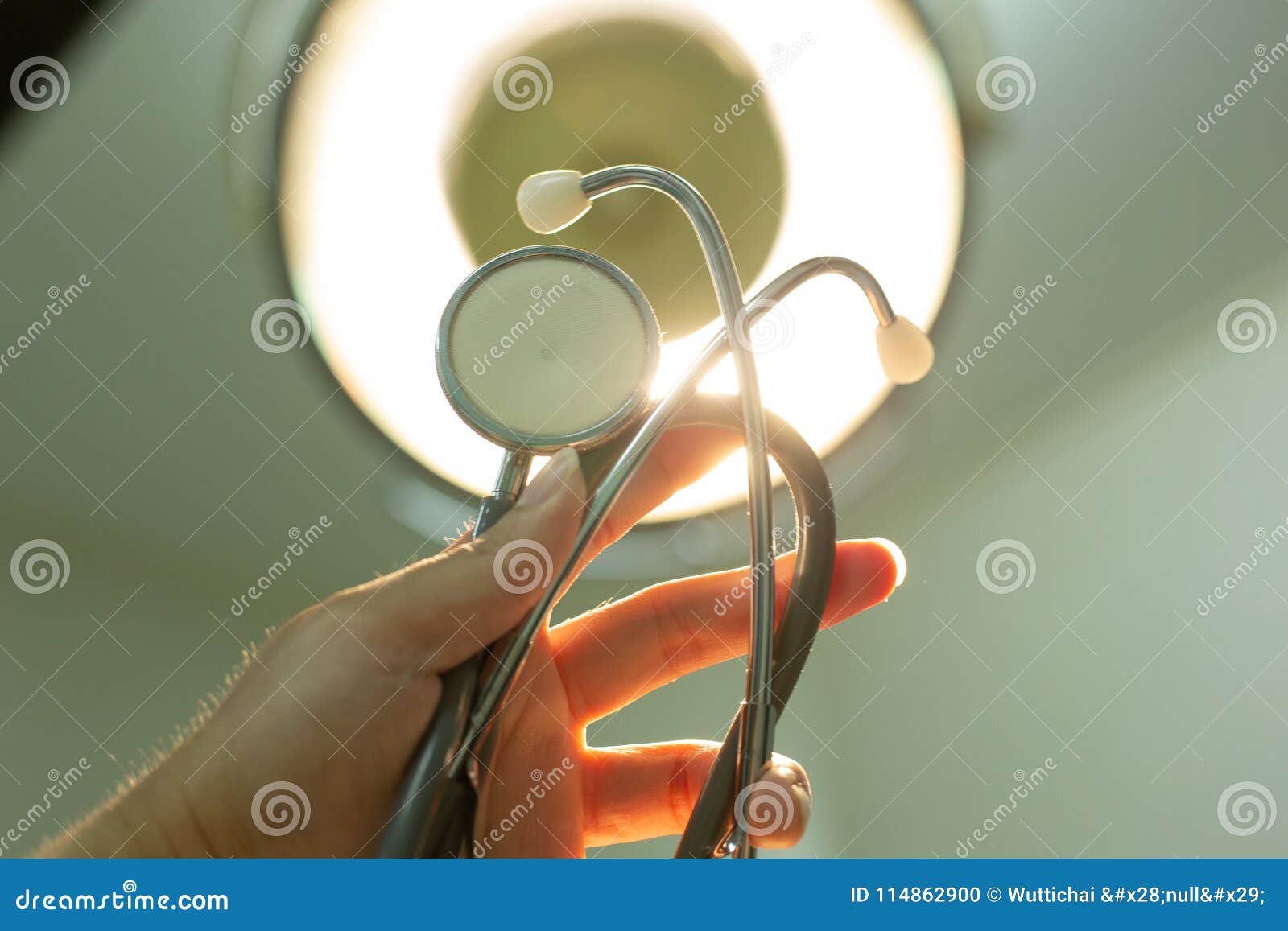 Instruments of an Anesthesiologist Stethoscope Stock Photo - Image of ...