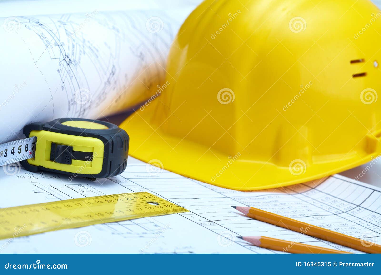 Instruments of builder stock image. Image of horizontal - 16345315