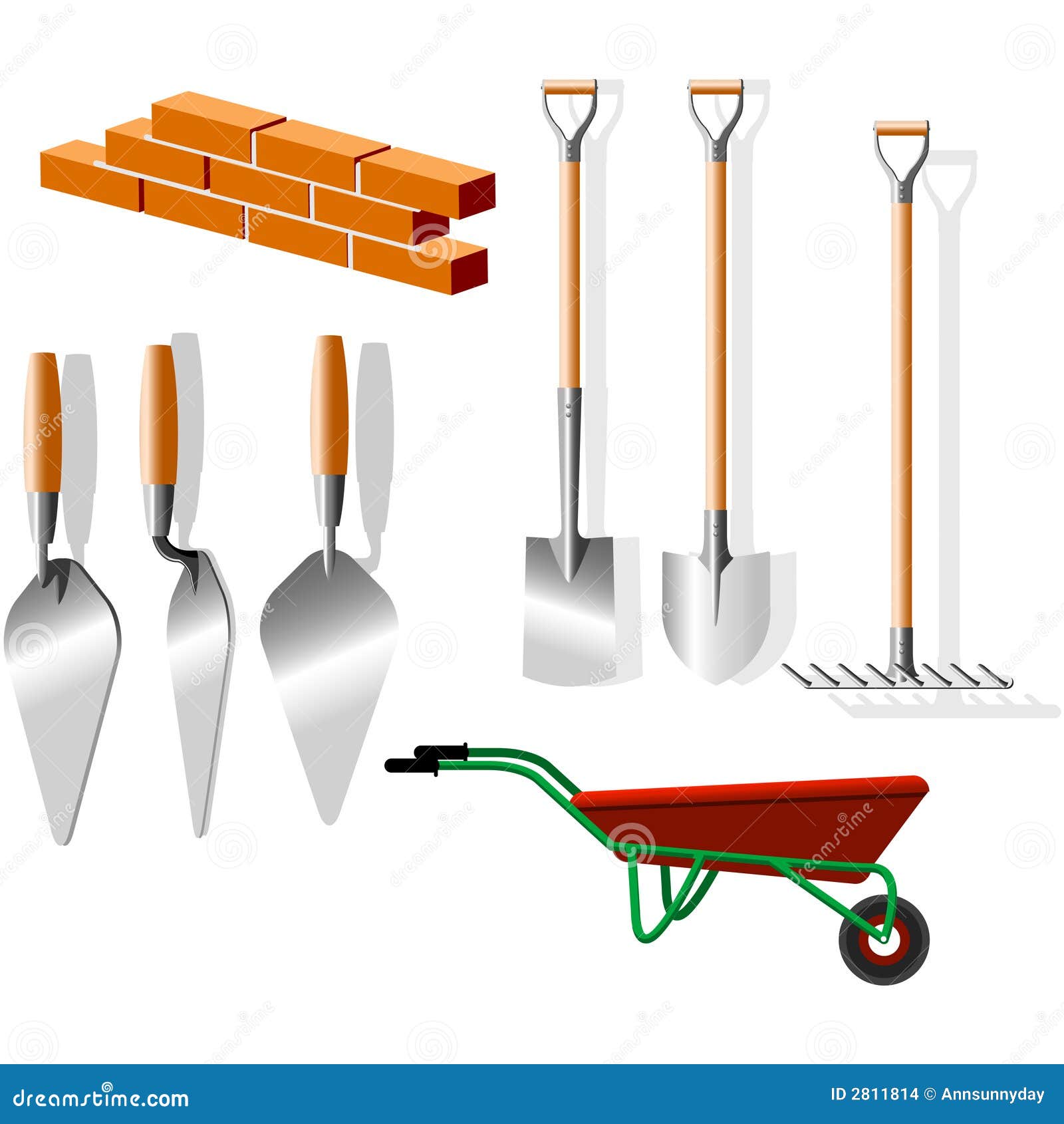 Instruments De Construction Illustration de Vecteur - Illustration du ...