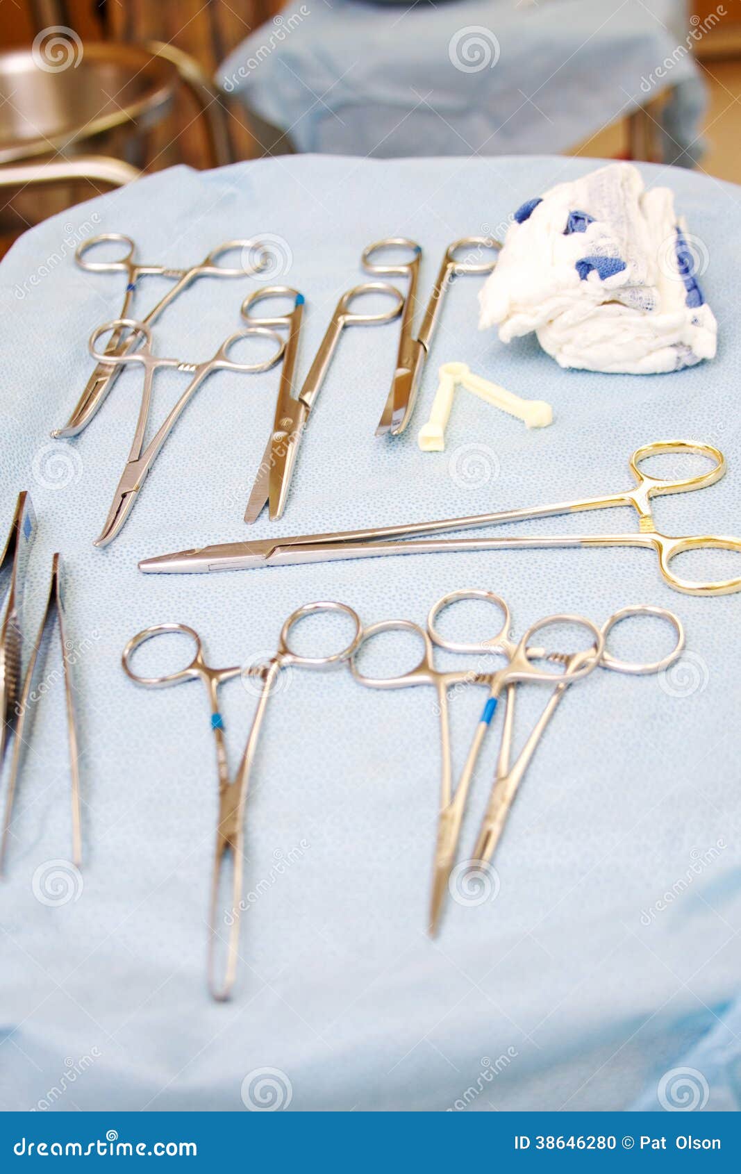 Instruments for Delivery of Infant Stock Photo - Image of cord, clamp ...