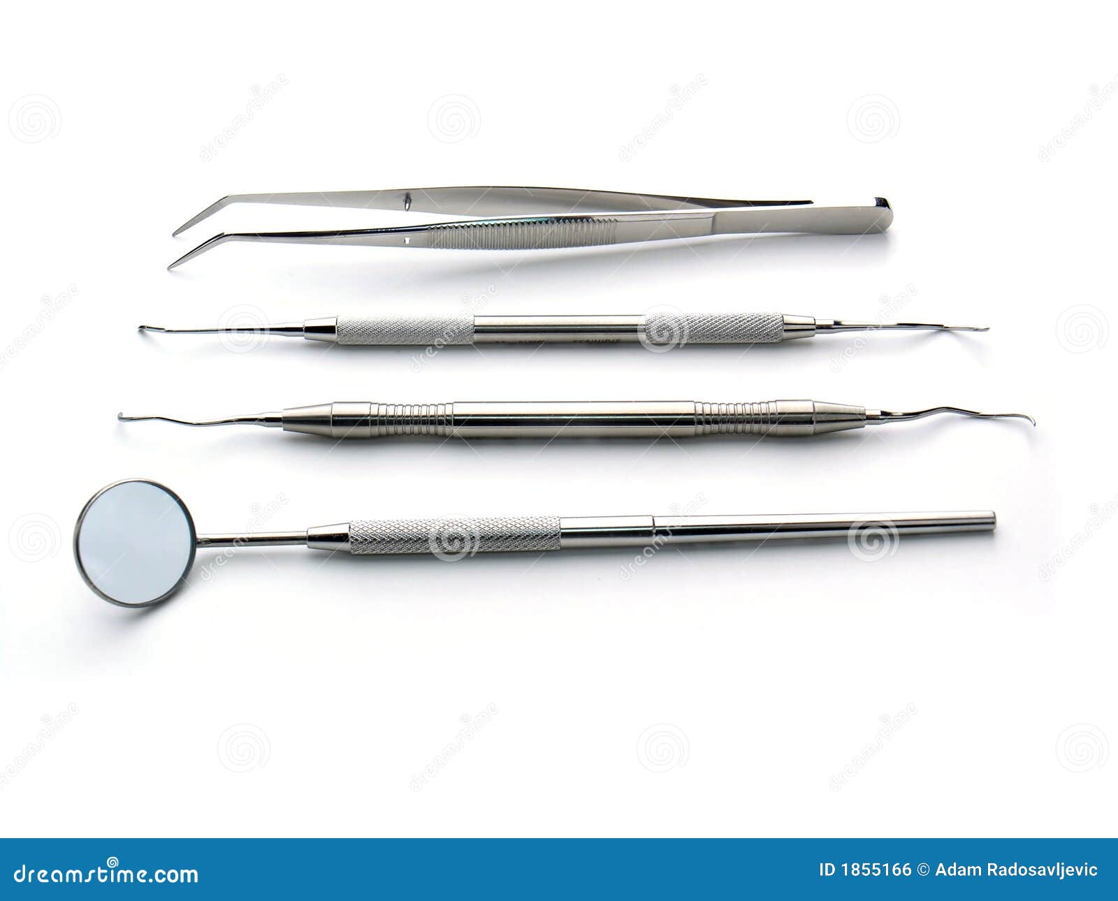 Instruments Dentaires Dans Aray Photo stock - Image du accessoire ...