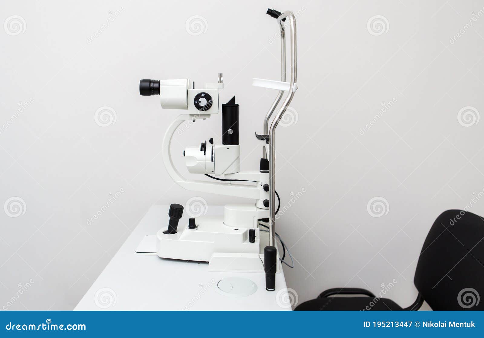 Instruments for Diagnosing Vision in an Optometrist`s Office. Stock ...