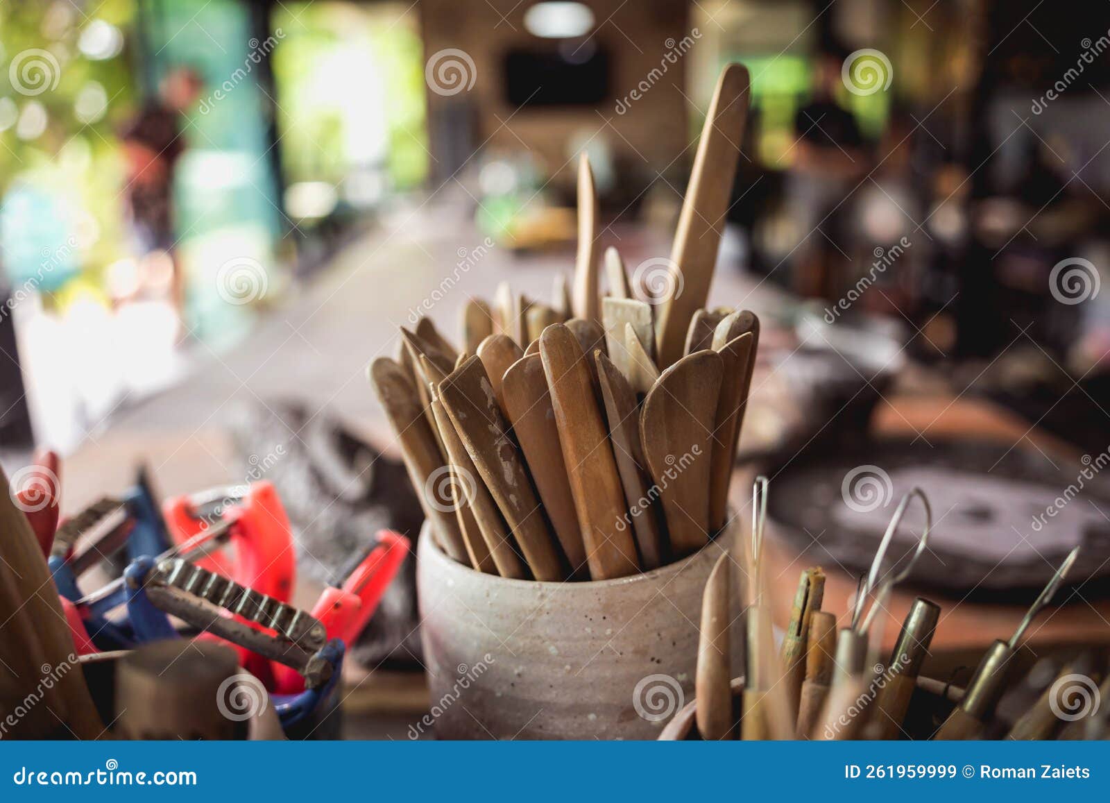 Instruments Kit in a Large Workshop for the Manufacture of Clay ...