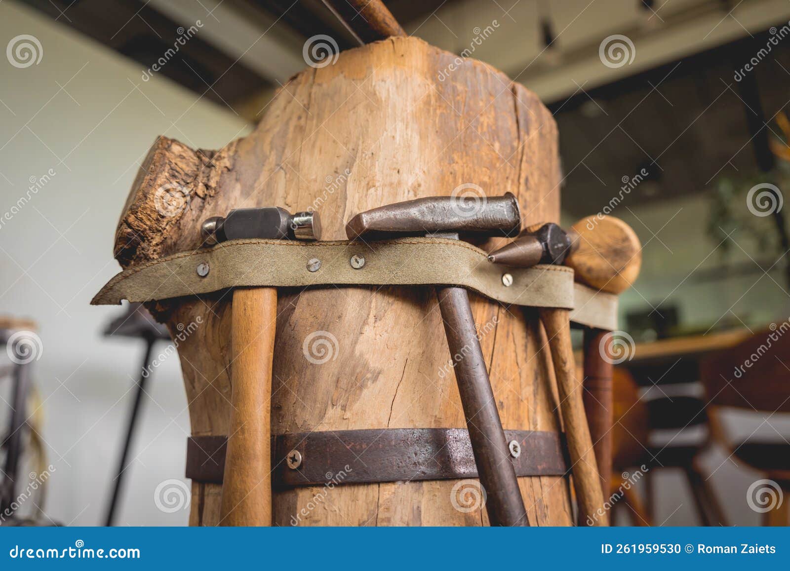 Instruments Kit in a Large Workshop for the Manufacture of Handmade ...