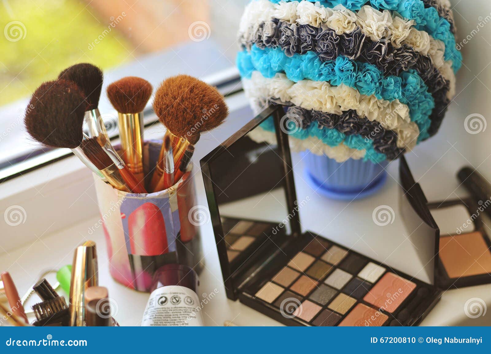 Instruments for makeup stock photo. Image of nature, girls - 67200810