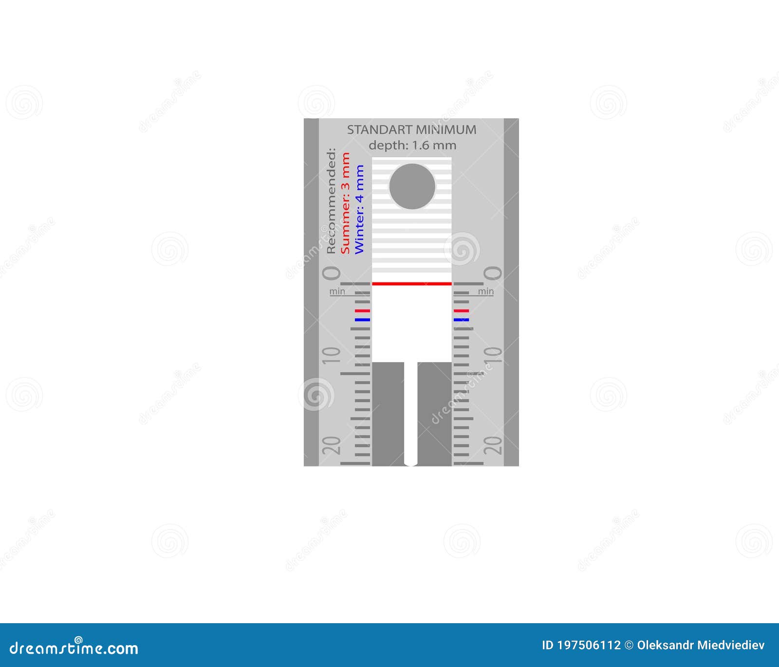 Printable Tire Tread Gauge