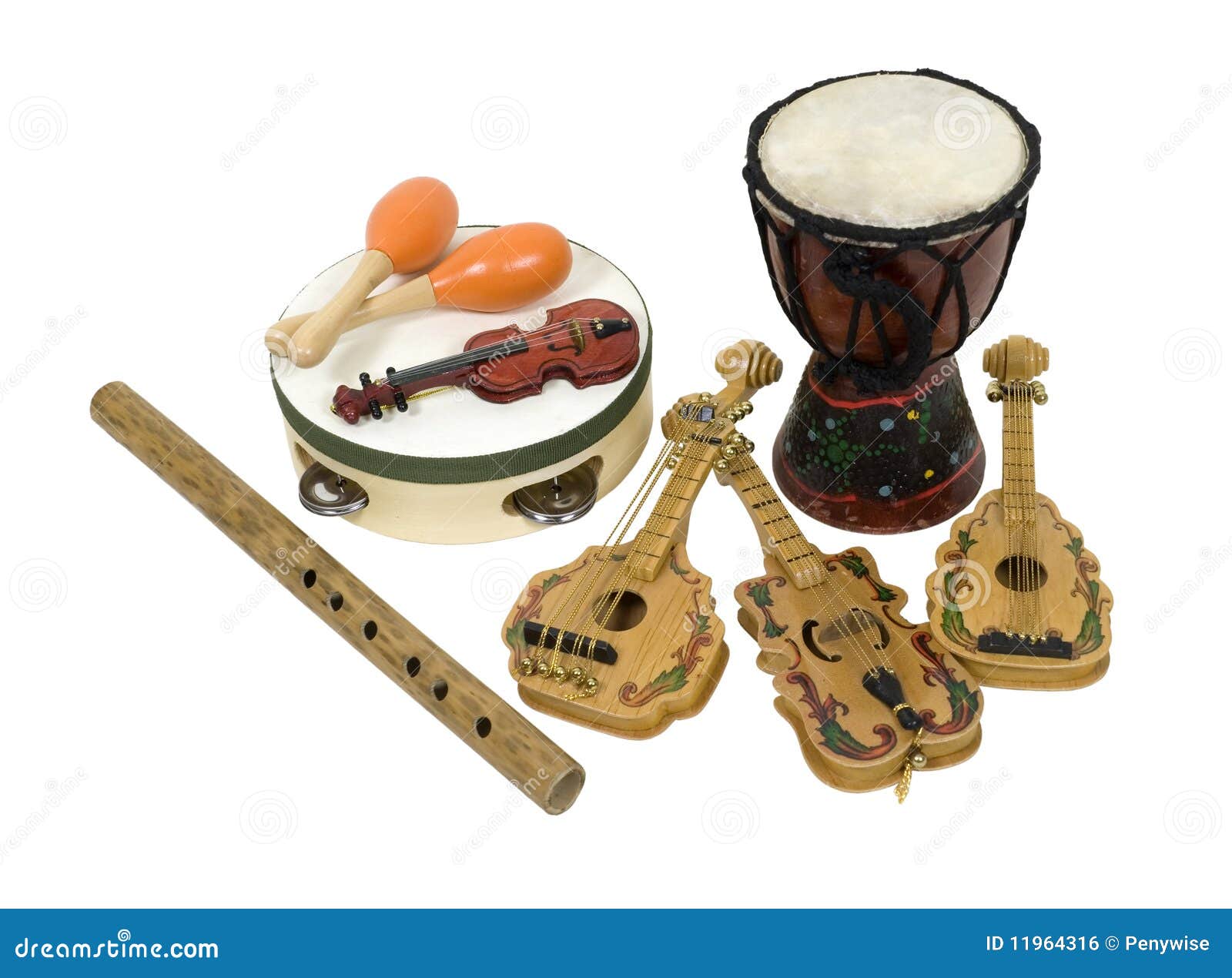 Instruments musicaux photo stock. Image du tintement - 11964316