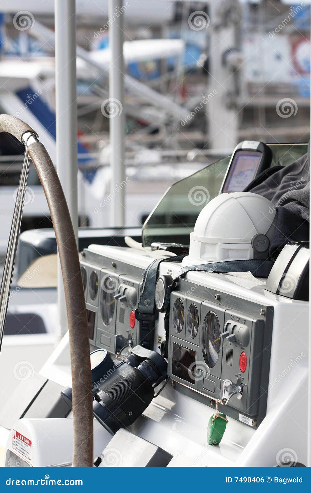 Instruments on a sailboat stock photo. Image of marine - 7490406