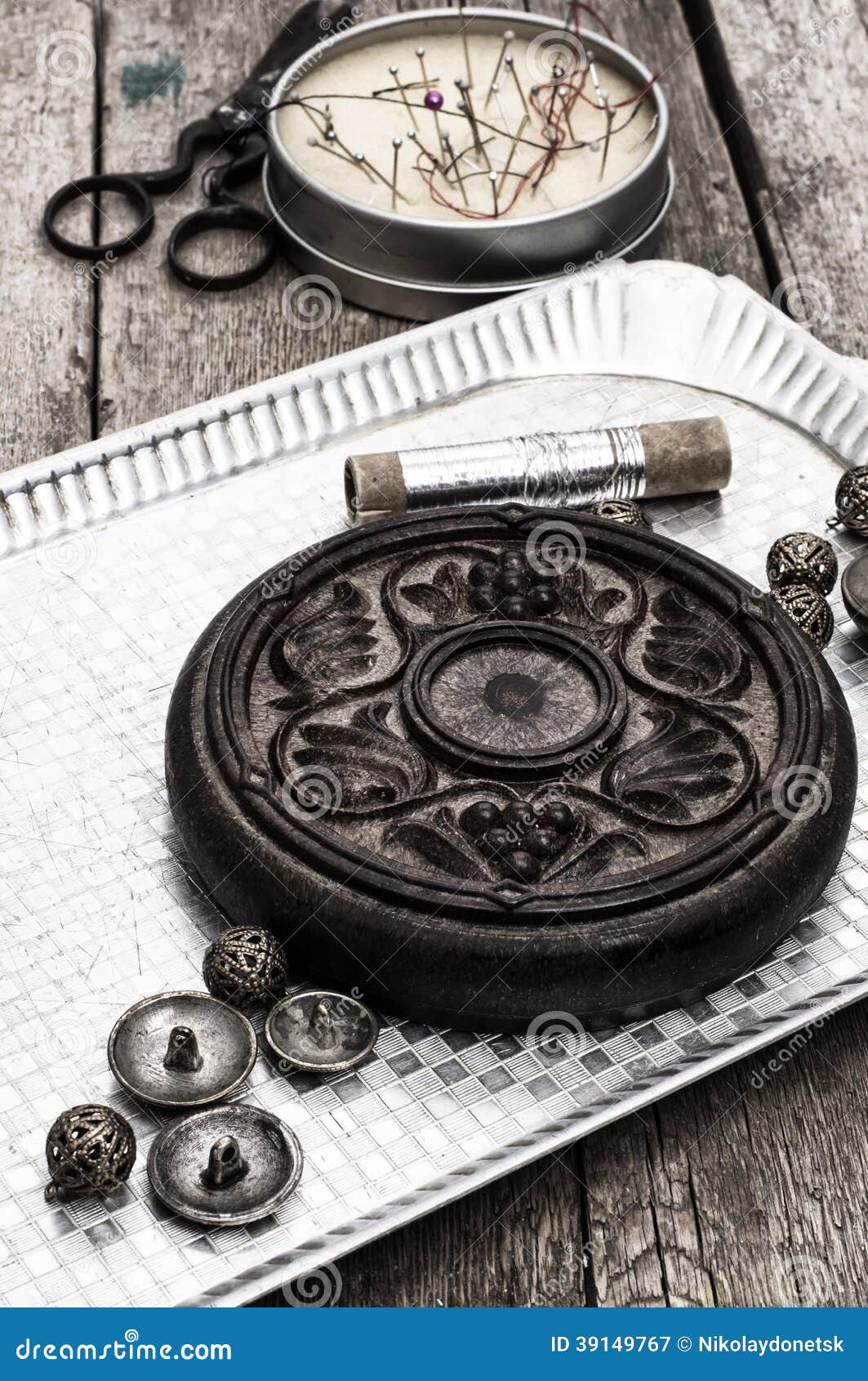 Instruments for sewing stock image. Image of industry - 39149767