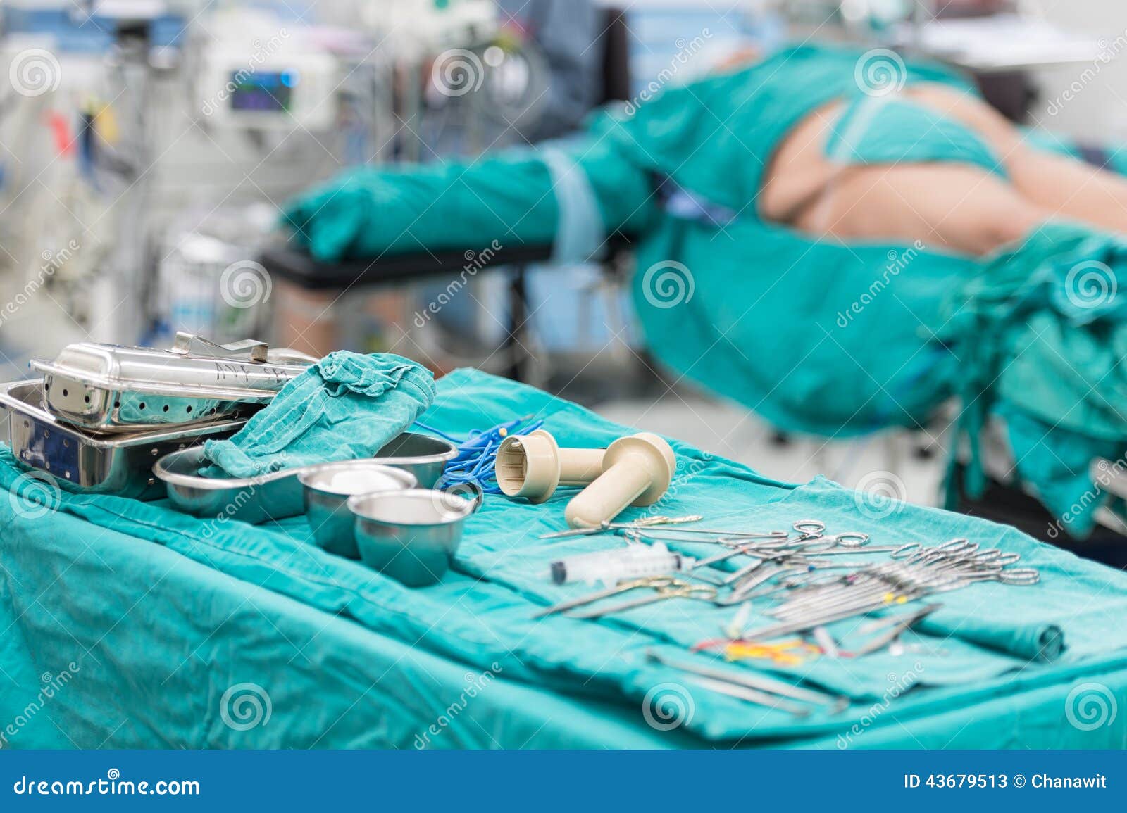 Instruments for surgery stock image. Image of nurse, operating - 43679513