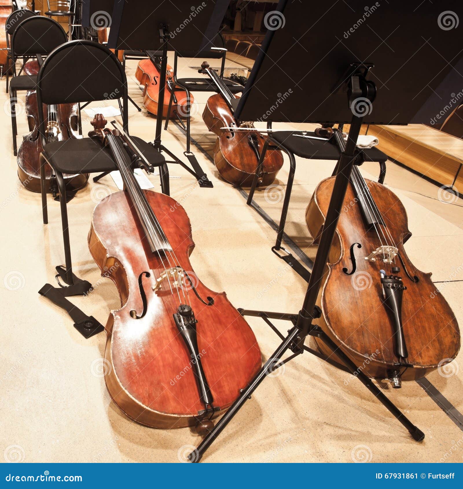 Instruments Symphony Orchestra Stock Image - Image of performance ...