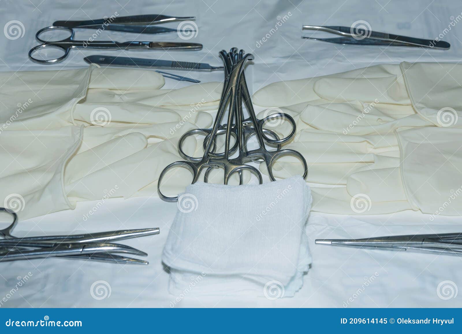 Instruments Used by the Surgeon during Surgery Stock Image - Image of ...
