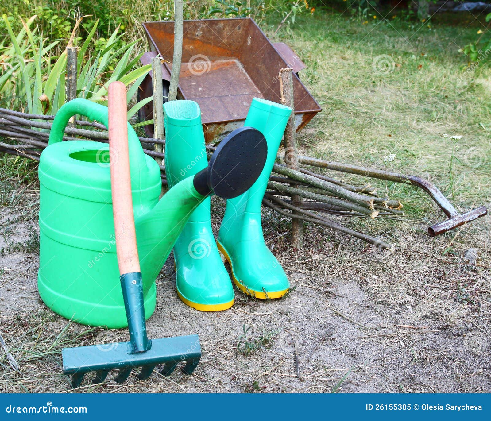 Instruments for Work in a Garden Stock Image - Image of life, autumn ...