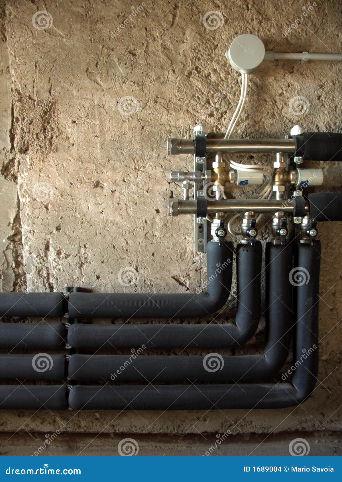 Insulated pipes stock photo. Image of reorganize, copper - 1689004