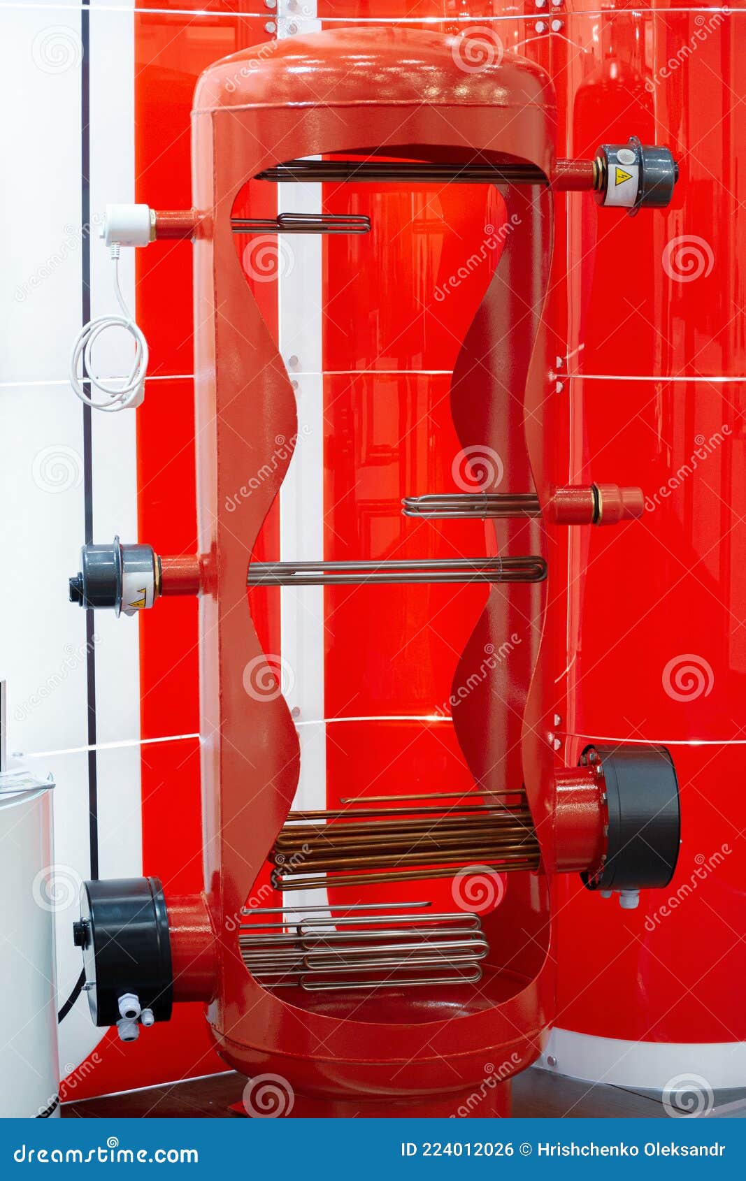 Insulated Water Tank with Heating Element Stock Photo - Image of ...