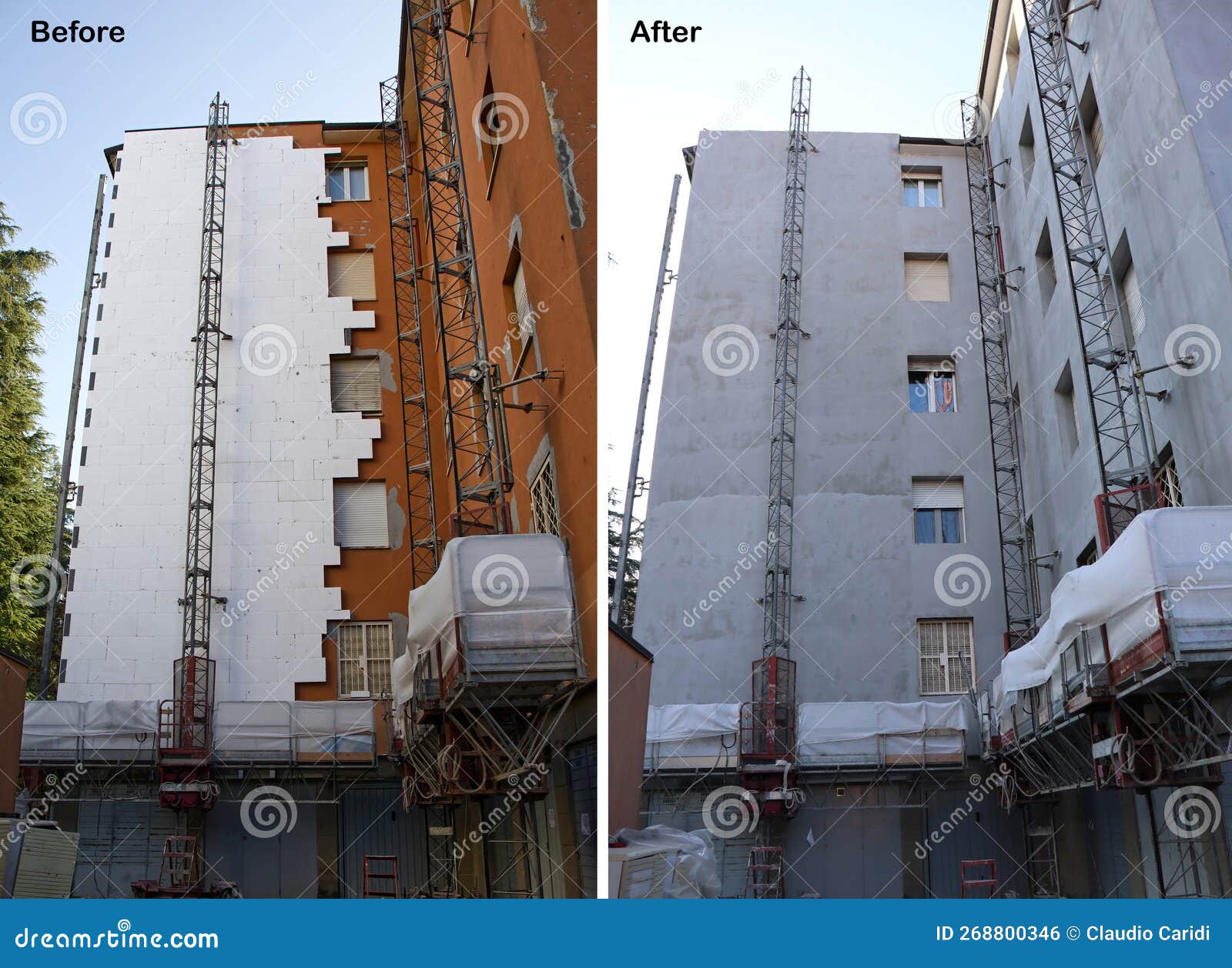 Insulating Panels of Molded Expanded Polystyrene Covered before ...