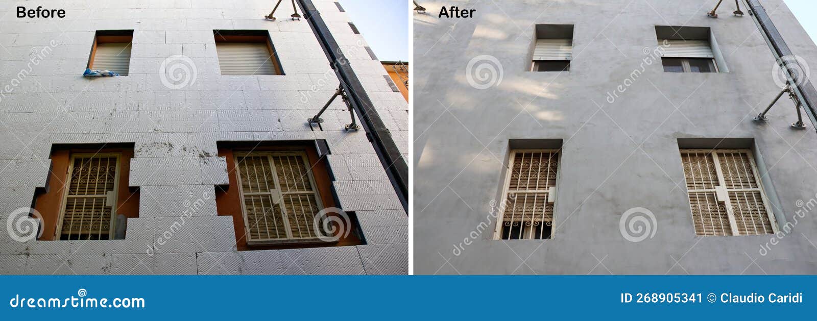 Insulating Panels of Molded Expanded Polystyrene Covered before ...