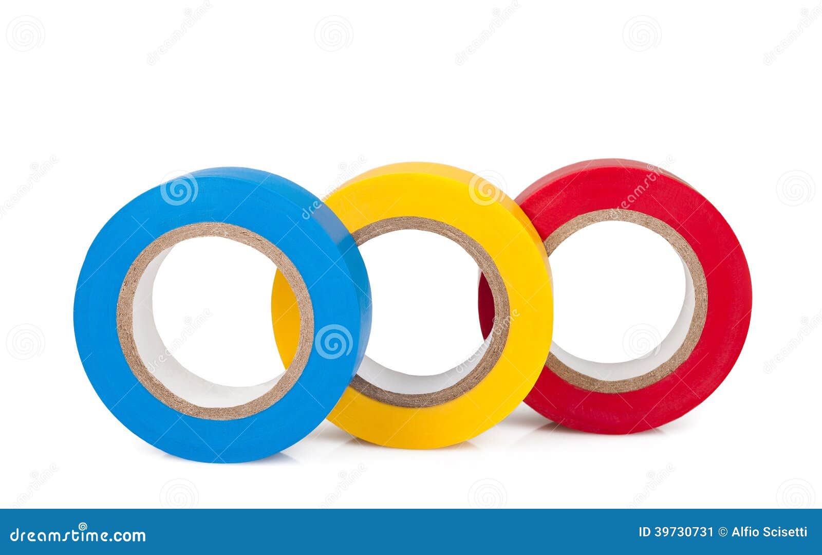 Insulating tapes stock image. Image of ring, sticker - 39730731