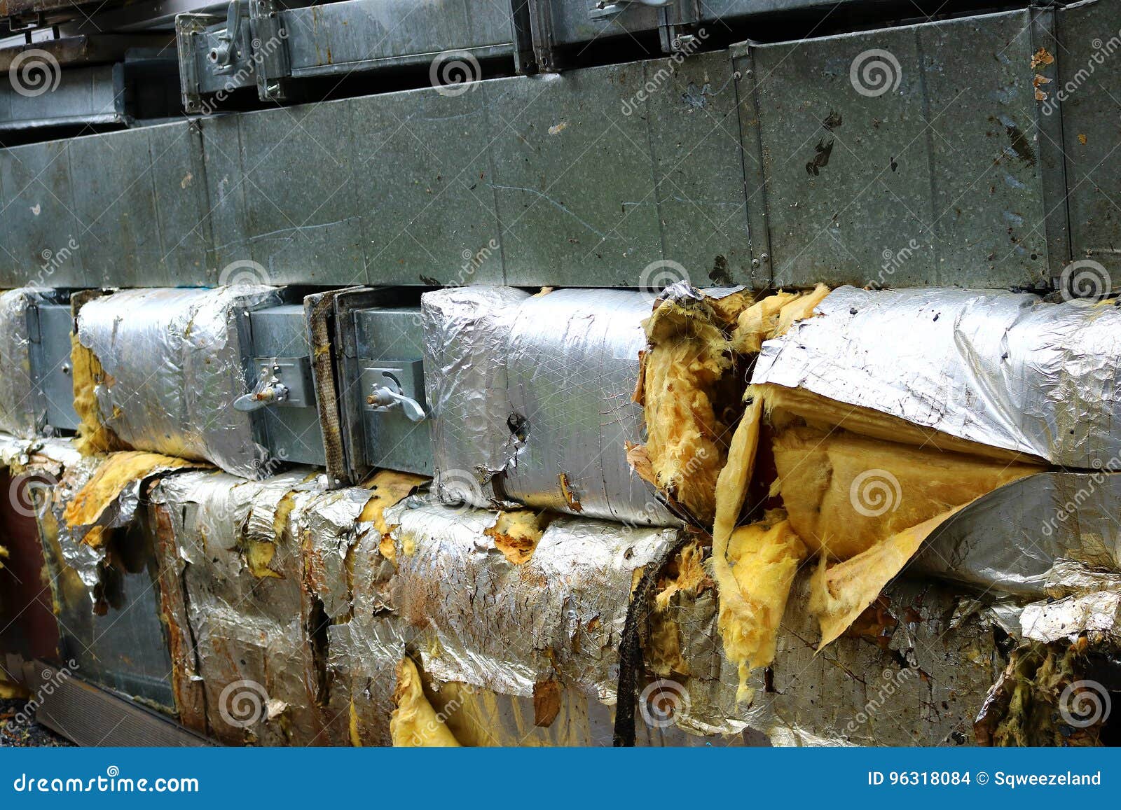 Insulation air conditioner stock photo. Image of conditioner - 96318084