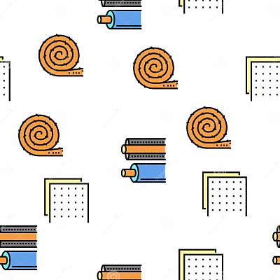 Insulation Building Vector Seamless Pattern Stock Illustration ...