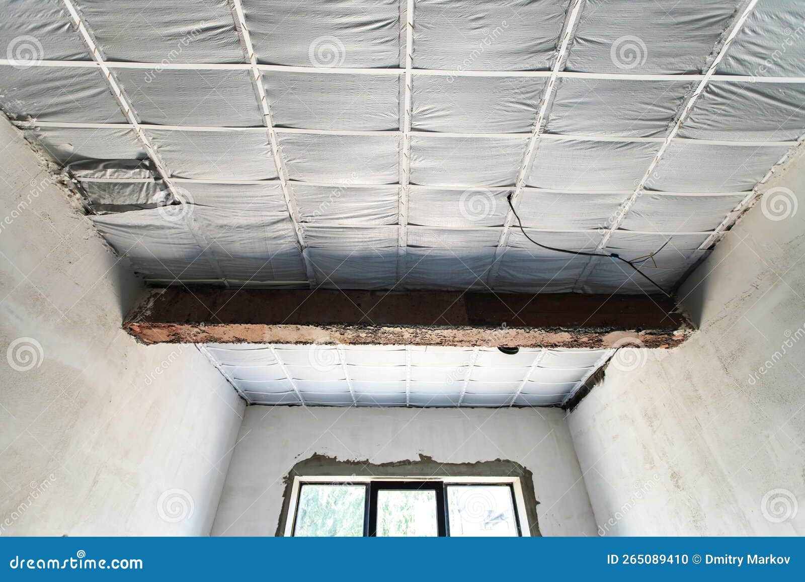 Insulation of the Ceiling with Heat-insulating Materials. Construction ...