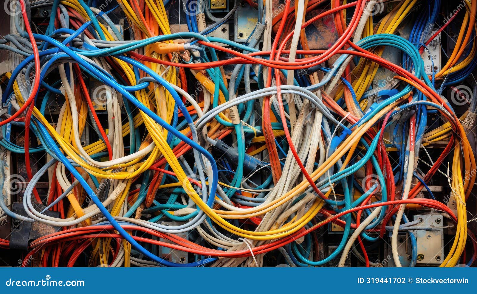 Insulation Electrical Cables Stock Illustration - Illustration of ...