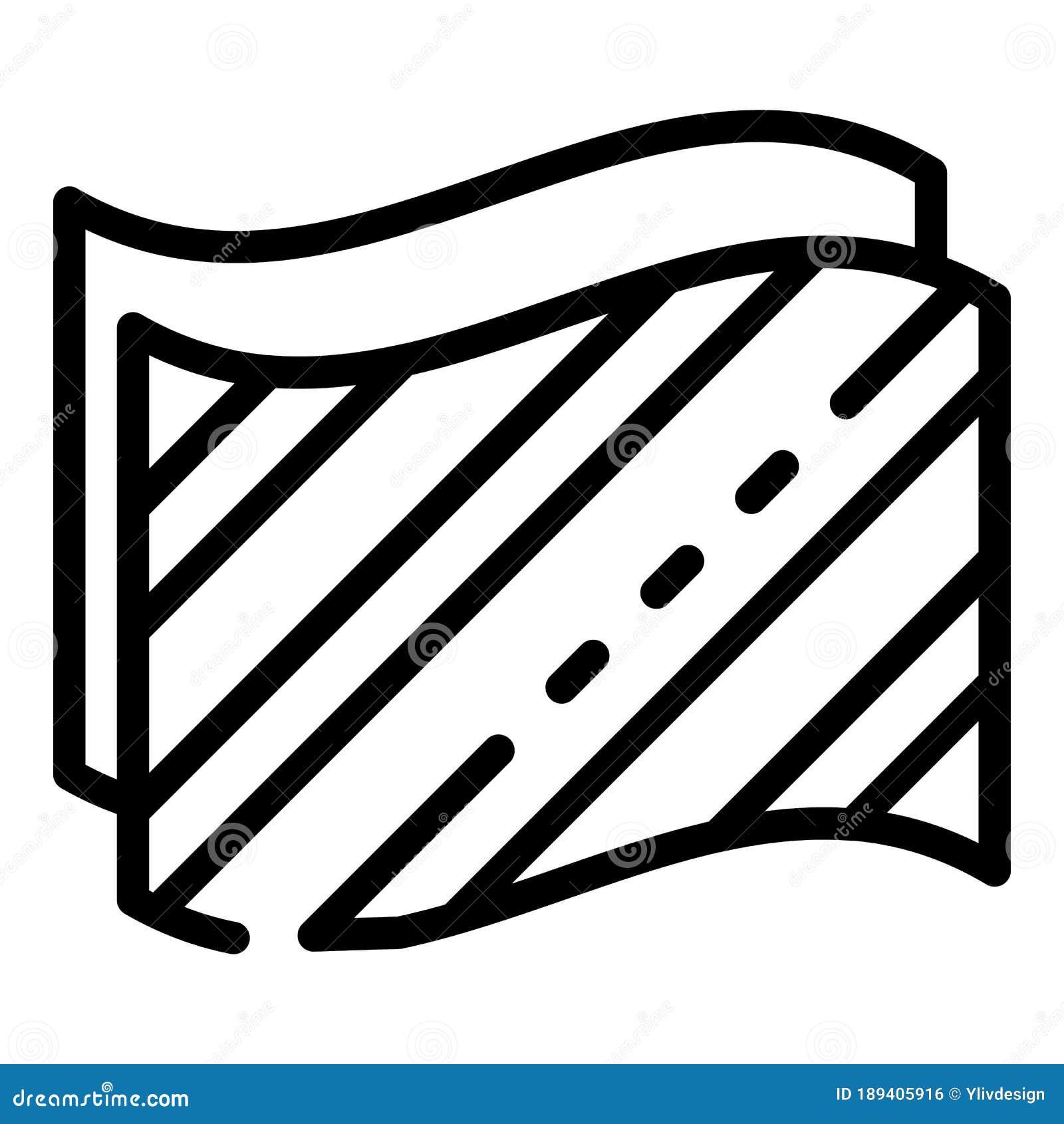 Insulation Material Icon, Outline Style Stock Vector - Illustration of ...