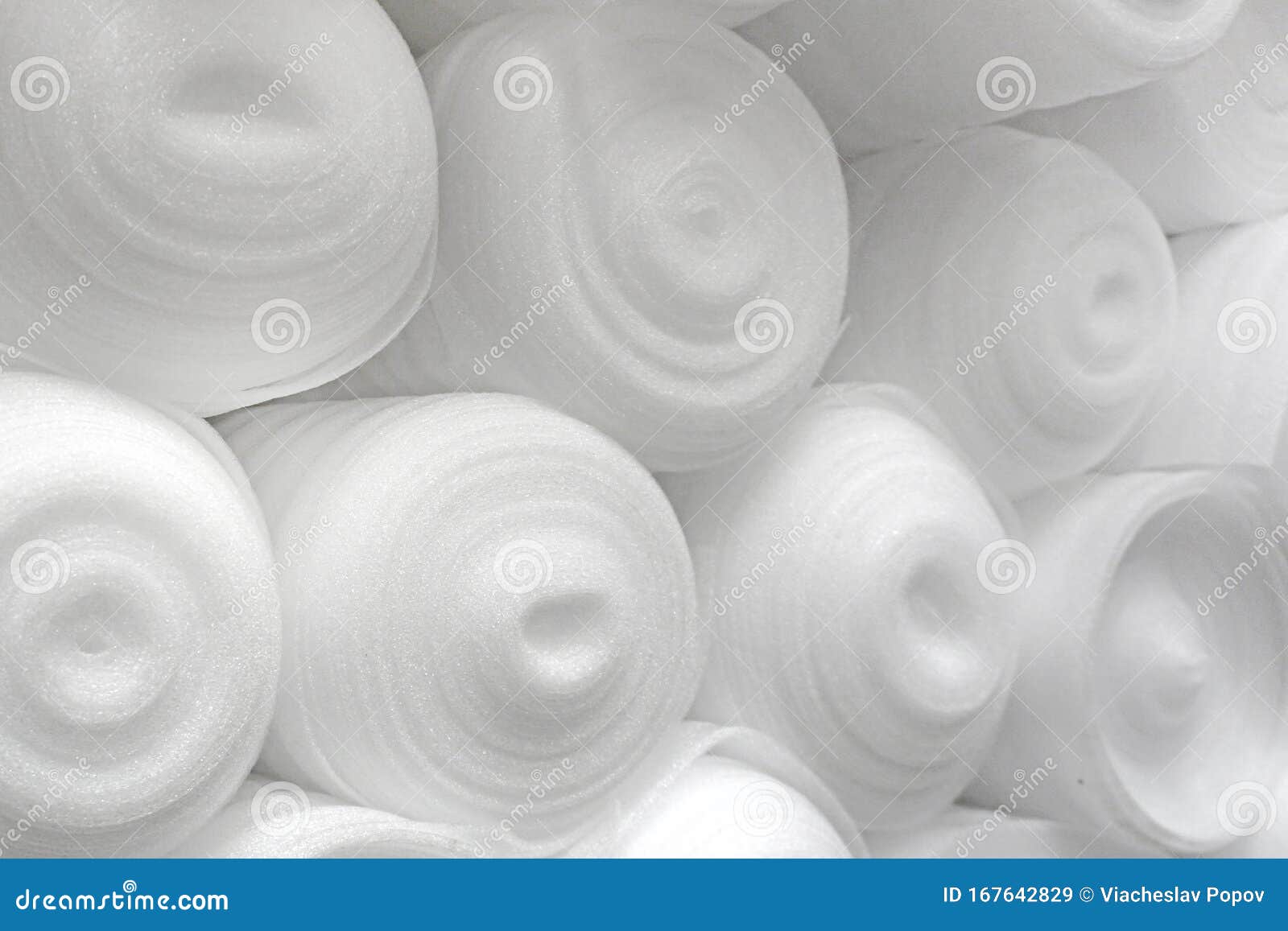 Insulation Material in Rolls for Wholesale Warehouse Store Stock Image ...