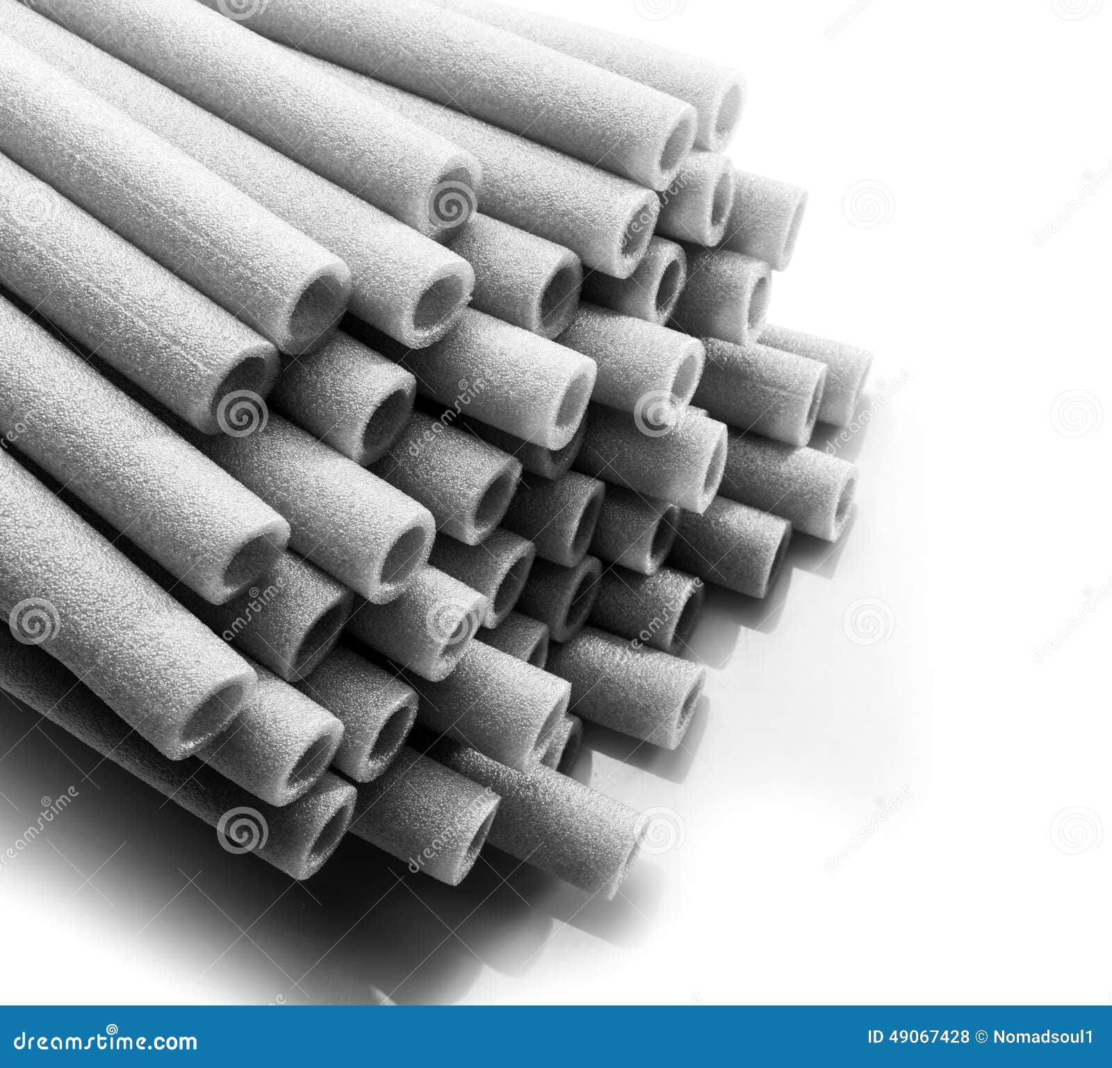Insulation for pipes stock photo. Image of long, hose - 49067428