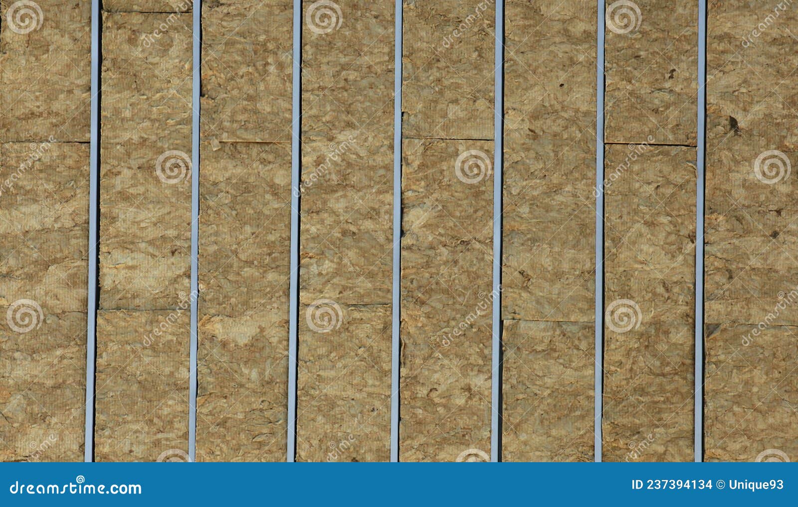 Insulation Project with Rock Wool Stock Photo - Image of roof, business ...