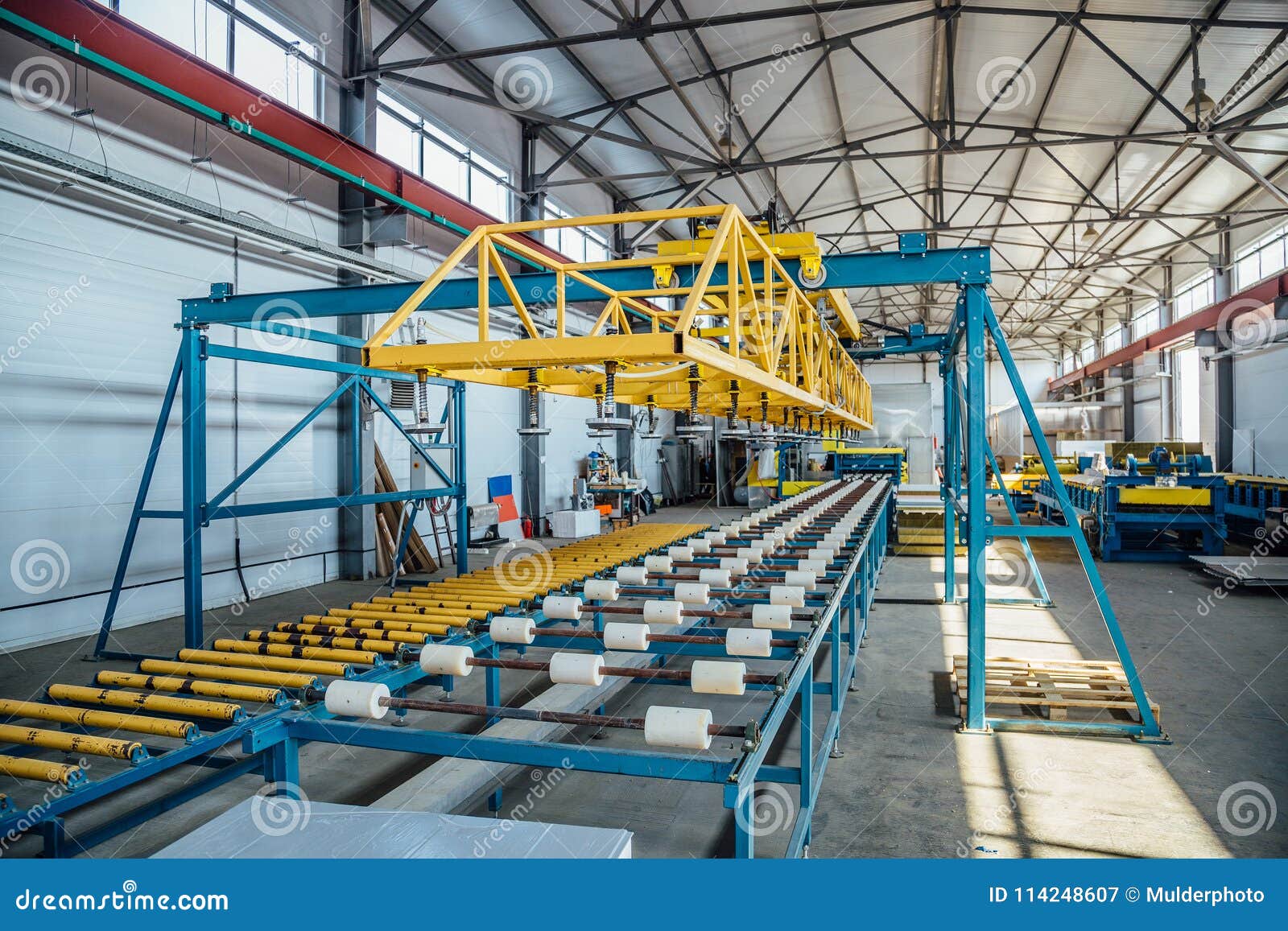 Insulation Sandwich Panel Production Line. Machine Tools, Roller ...