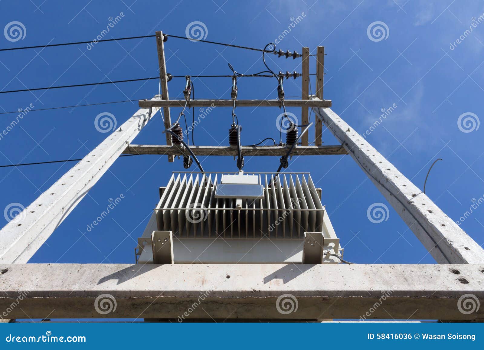Insulation and Switches - Components of the Transformer Stock Photo ...