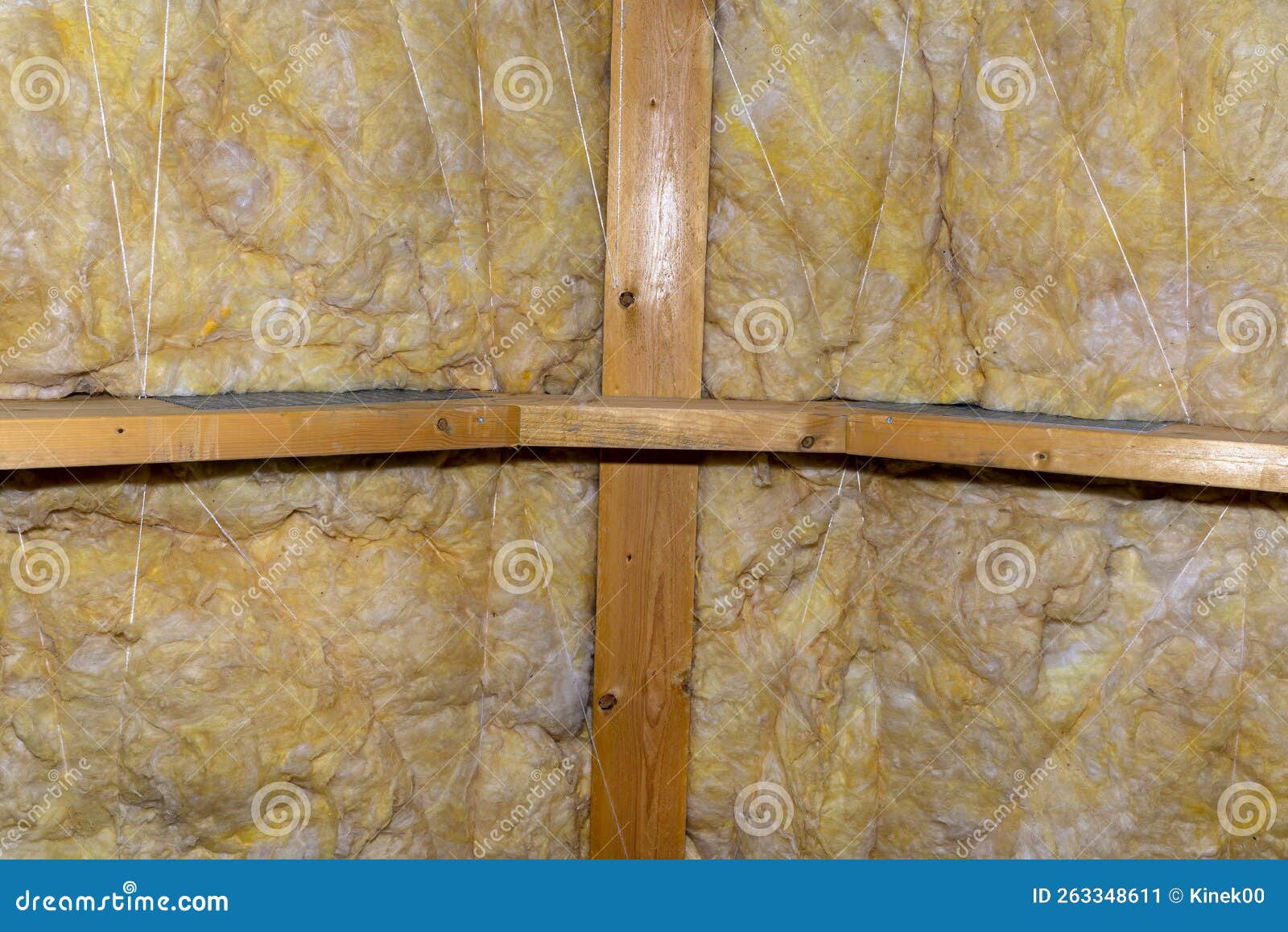 Insulation of Walls and Ceiling in the Attic Made of Mineral Wool ...