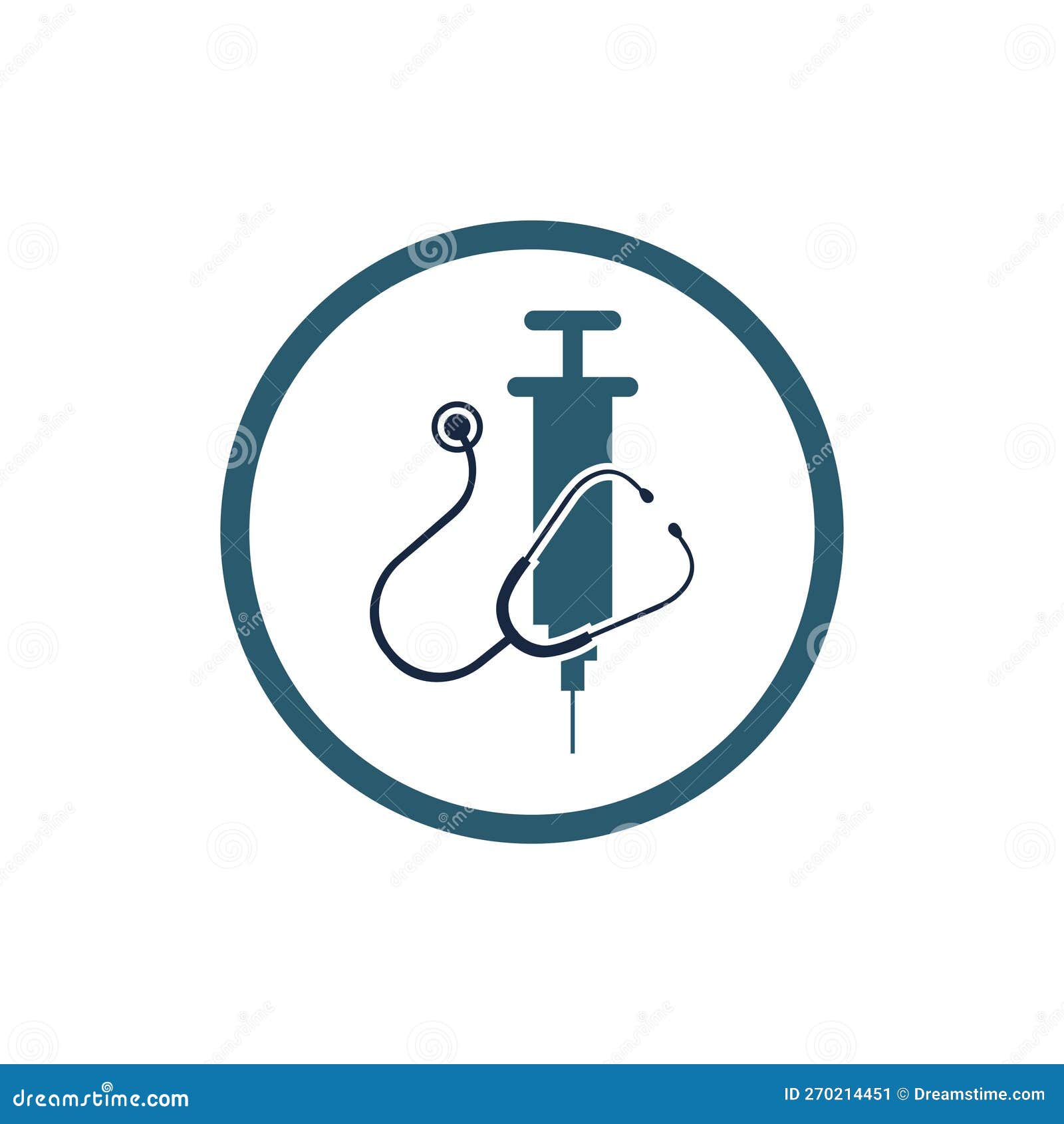 Insulin Injection Icon Illustration Simple Design Element Vector Logo ...