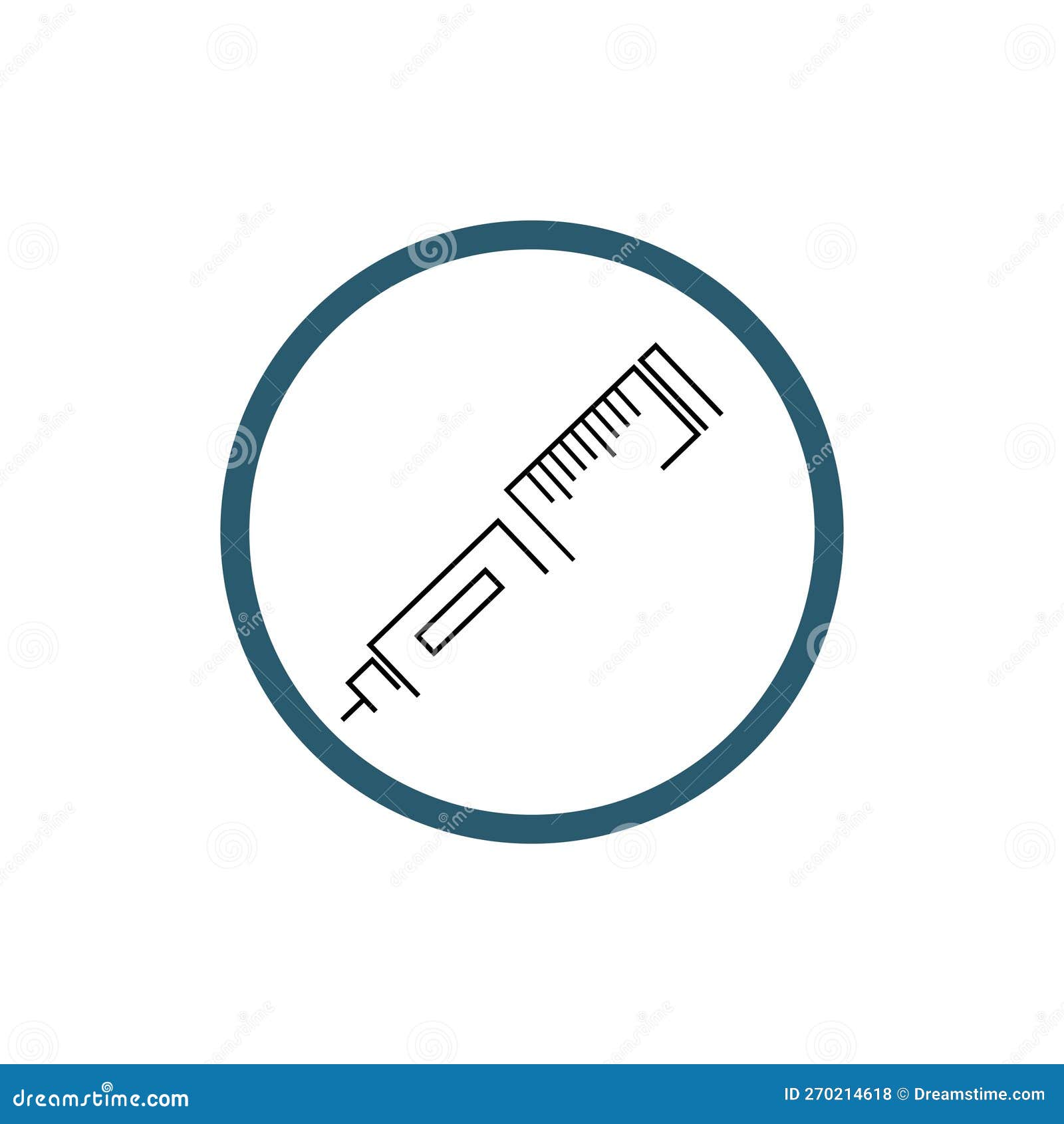 Insulin Injection Icon Illustration Simple Design Element Vector Logo ...