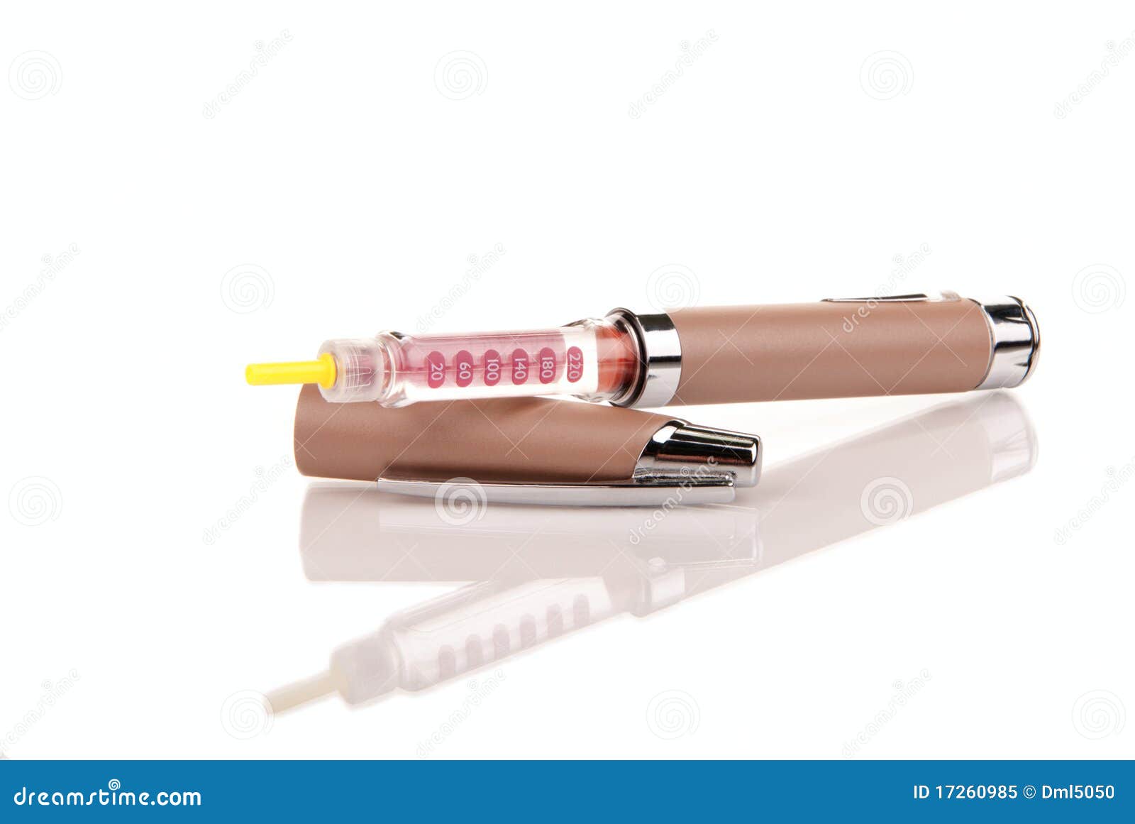 Insulin syringe pen stock image. Image of focus, glycemia - 17260985