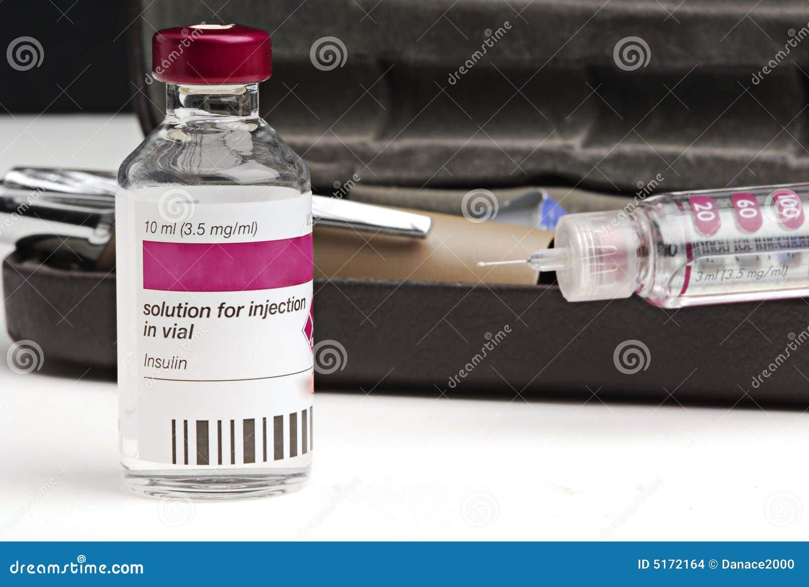 Insulin vial stock photo. Image of sharp, illness, medical - 5172164