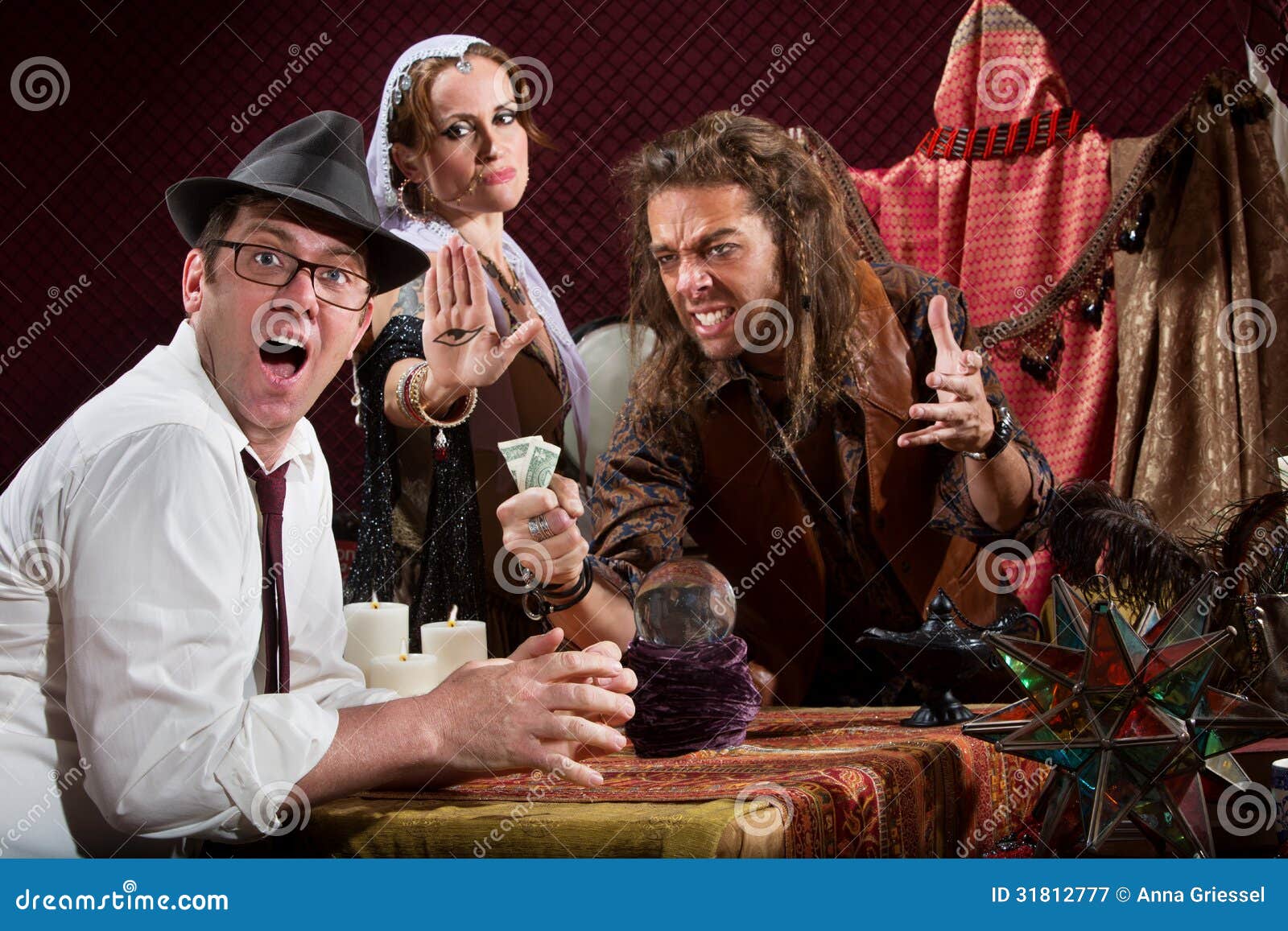 Insulted Fortune Teller stock image. Image of excited - 31812777